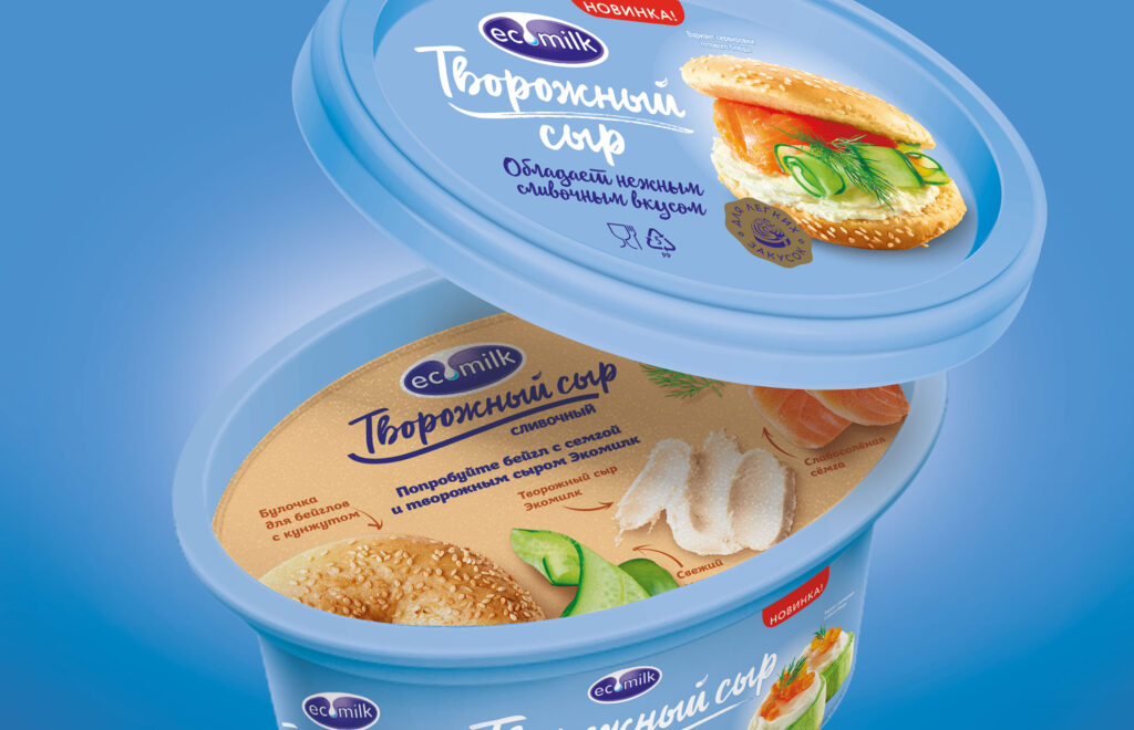 Curd cheese Ekomilk – delicate creamy taste! – Packaging Of The World