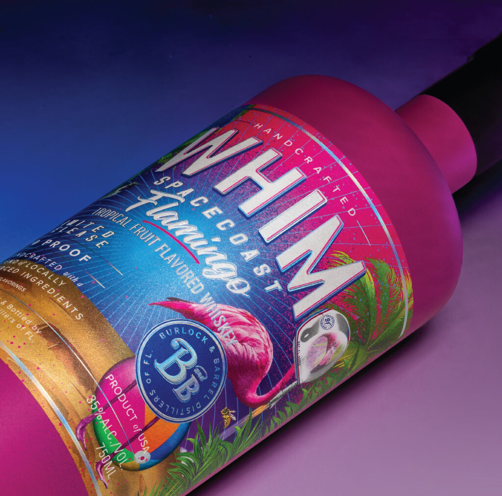 WHIM Spacecoast Flamingo Flavored Whiskey – Packaging Of The World
