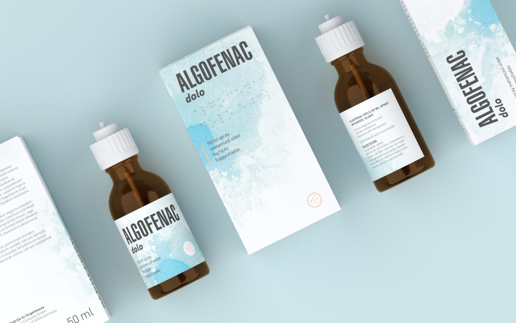 ALGOFENAC – medicine package design – Packaging Of The World