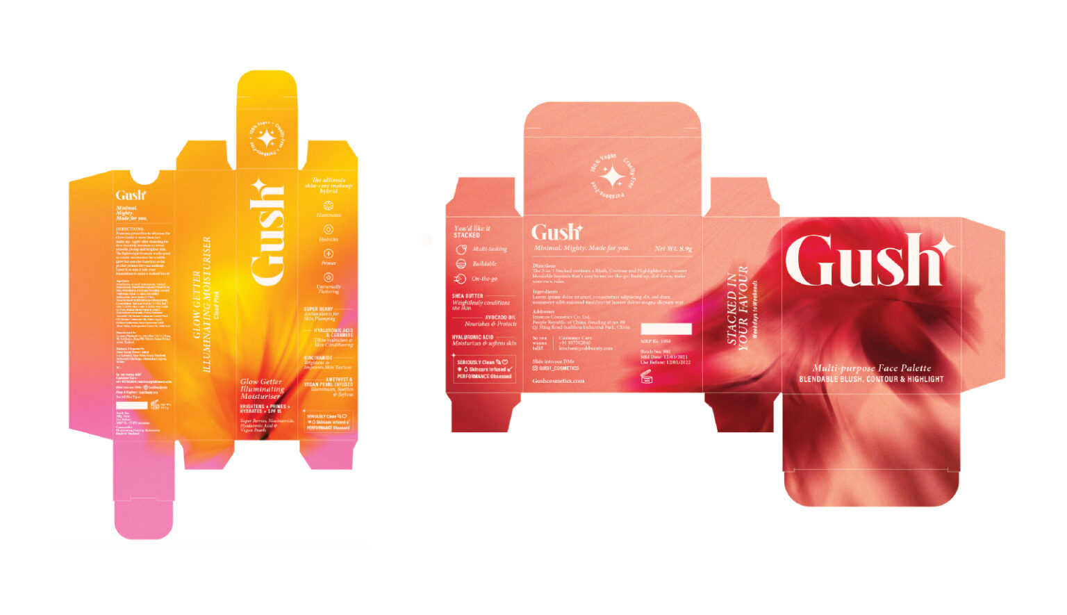 Gush Beauty – Packaging Of The World