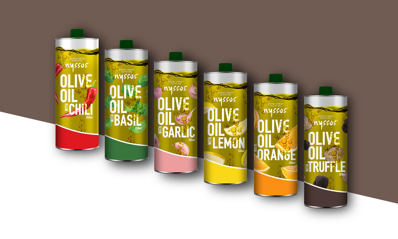 Nyssos flavoured olive oil – Packaging Of The World