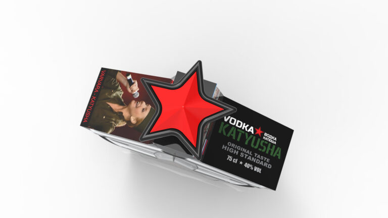 Katyusha Vodka Star – 75cl – Packaging Of The World