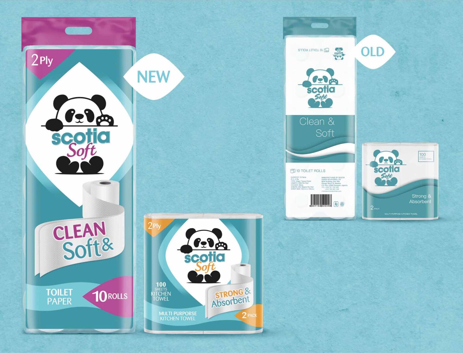 Scotia Toilet Paper – Kitchen Towel – Packaging Of The World