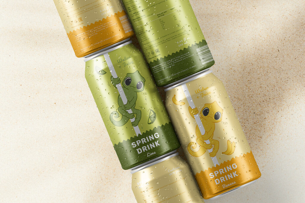 Spring Drink Sparkling Juice – Packaging Of The World