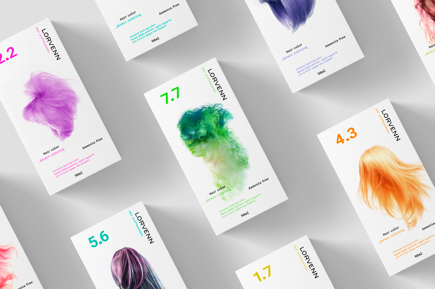Lorvenn Hair Color – Packaging Of The World