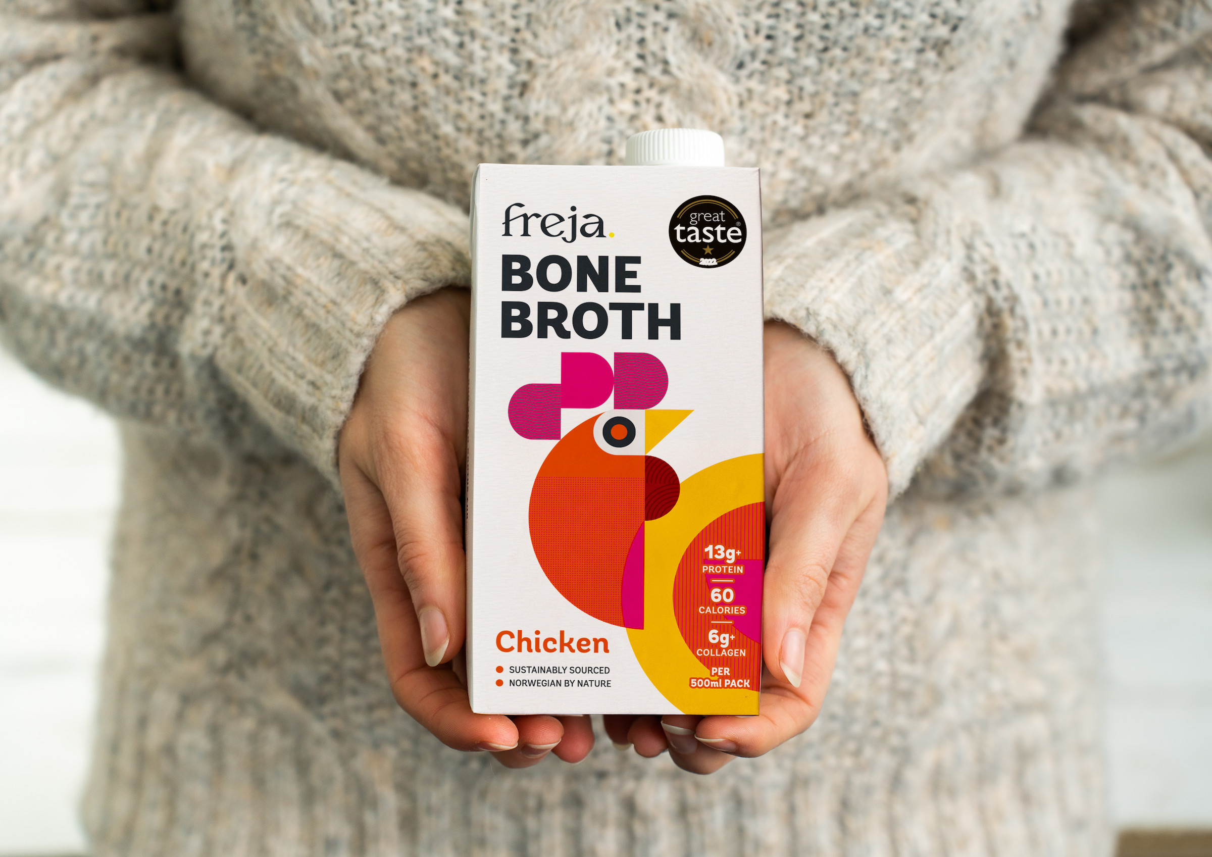 Freja Natural Norwegian Bone Broth – Packaging Of The World
