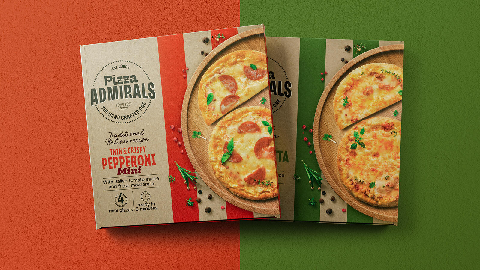 Pizza Admirals – handmade and great taste – Packaging Of The World