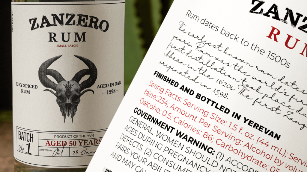 ZANZERO Rum – Packaging Of The World