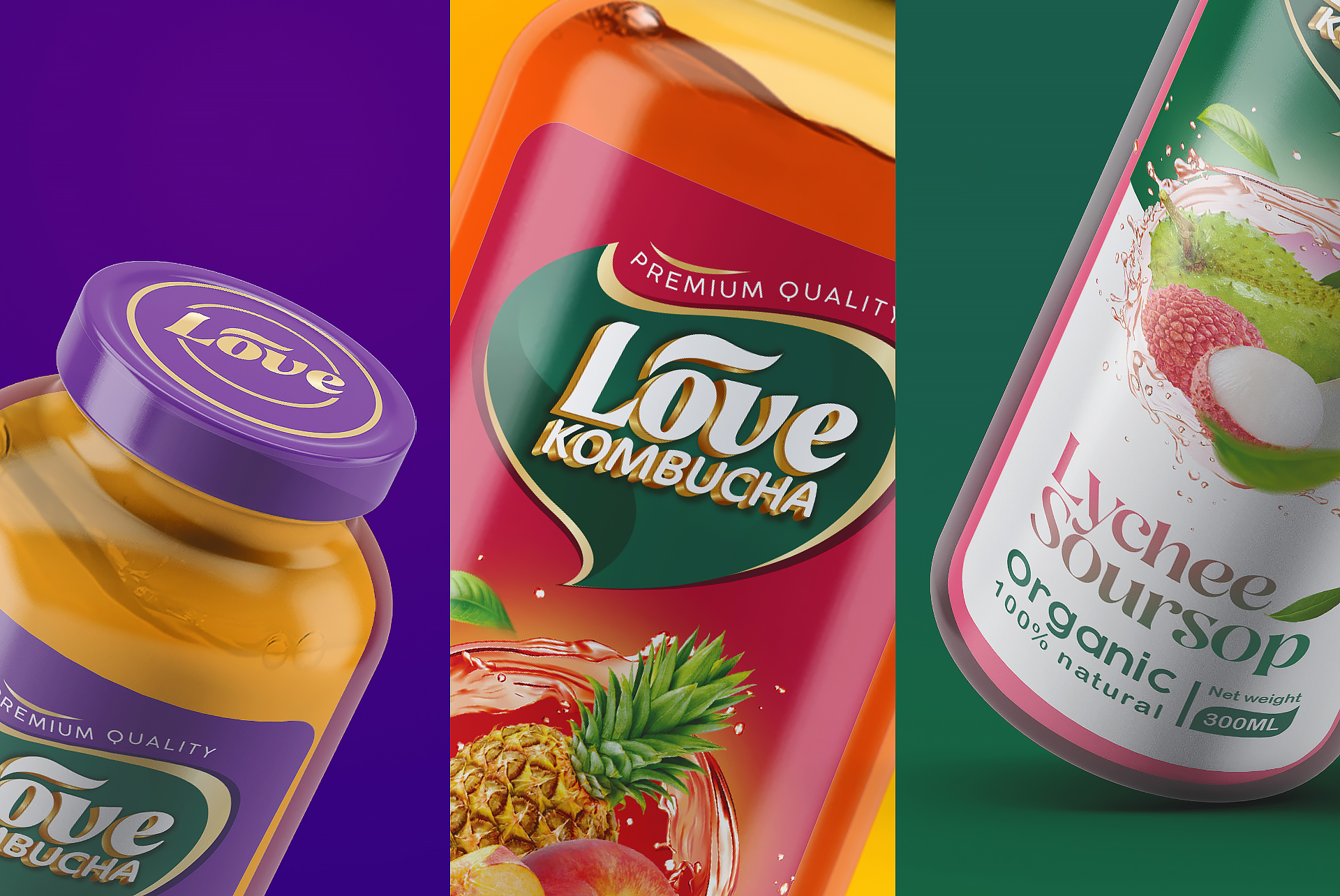 Love Kombucha Vi Huong – Packaging Of The World