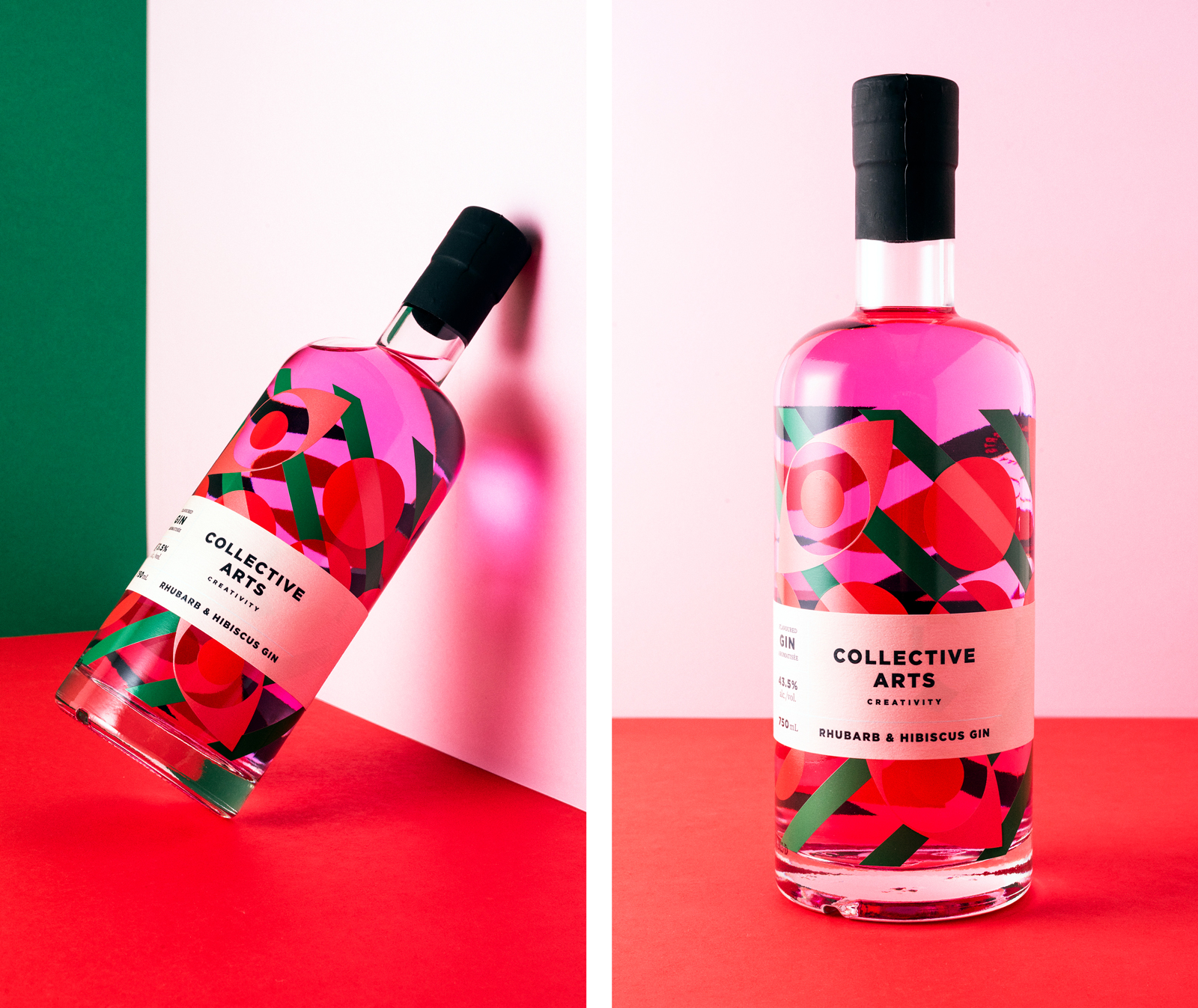 Collective Arts Rhubarb & Hibiscus Gin – Packaging Of The World
