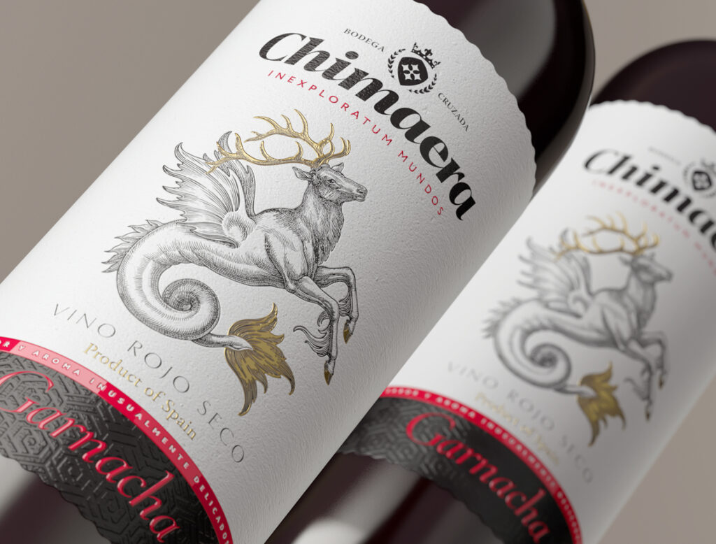 Chimaera. Label design for red and white wines – Packaging Of The World