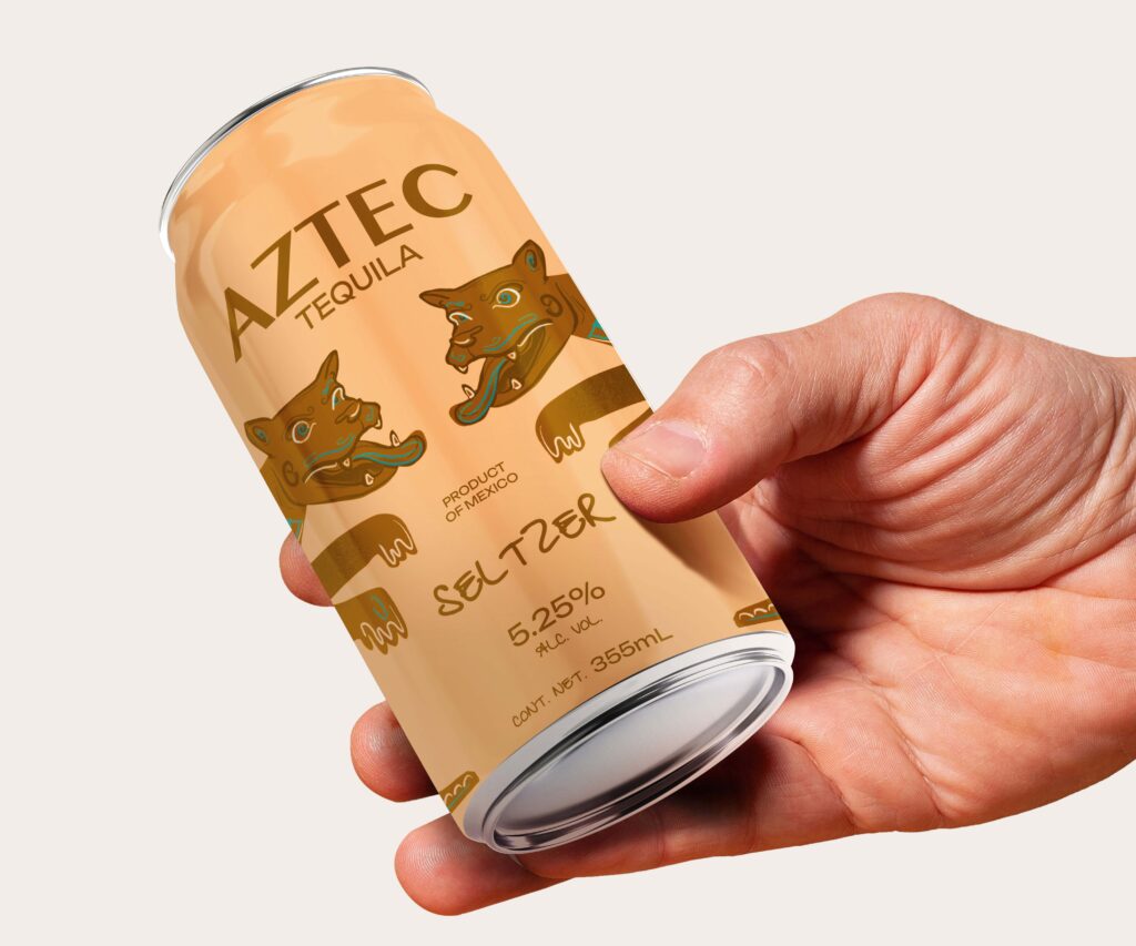 AZTEC Tequila Seltzer – Packaging Of The World