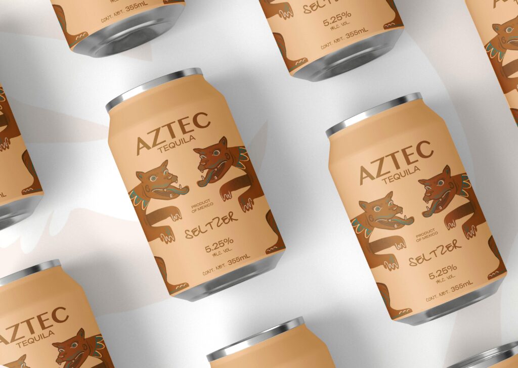 AZTEC Tequila Seltzer – Packaging Of The World