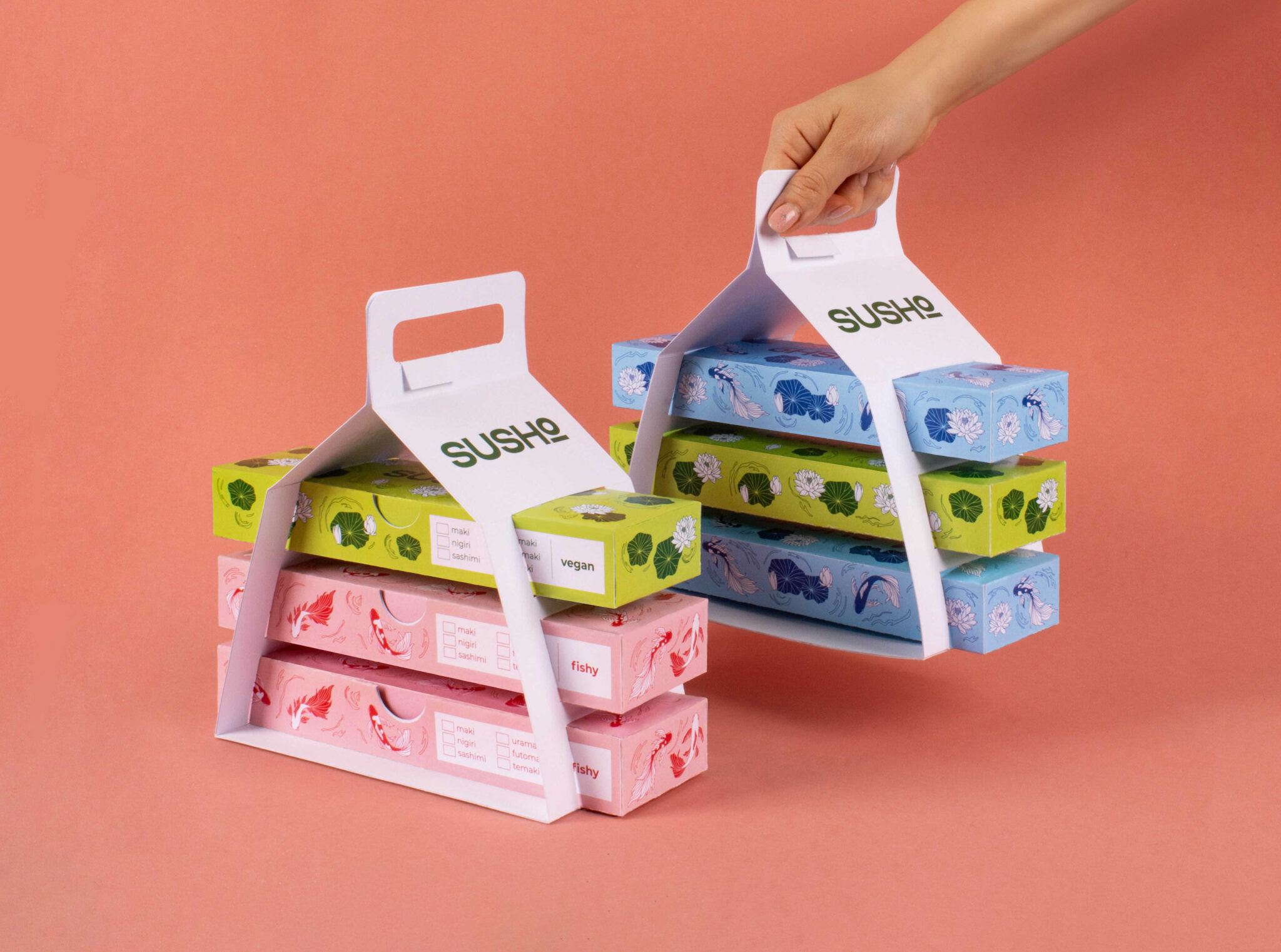 SUSHO – Creative sushi packaging – Packaging Of The World