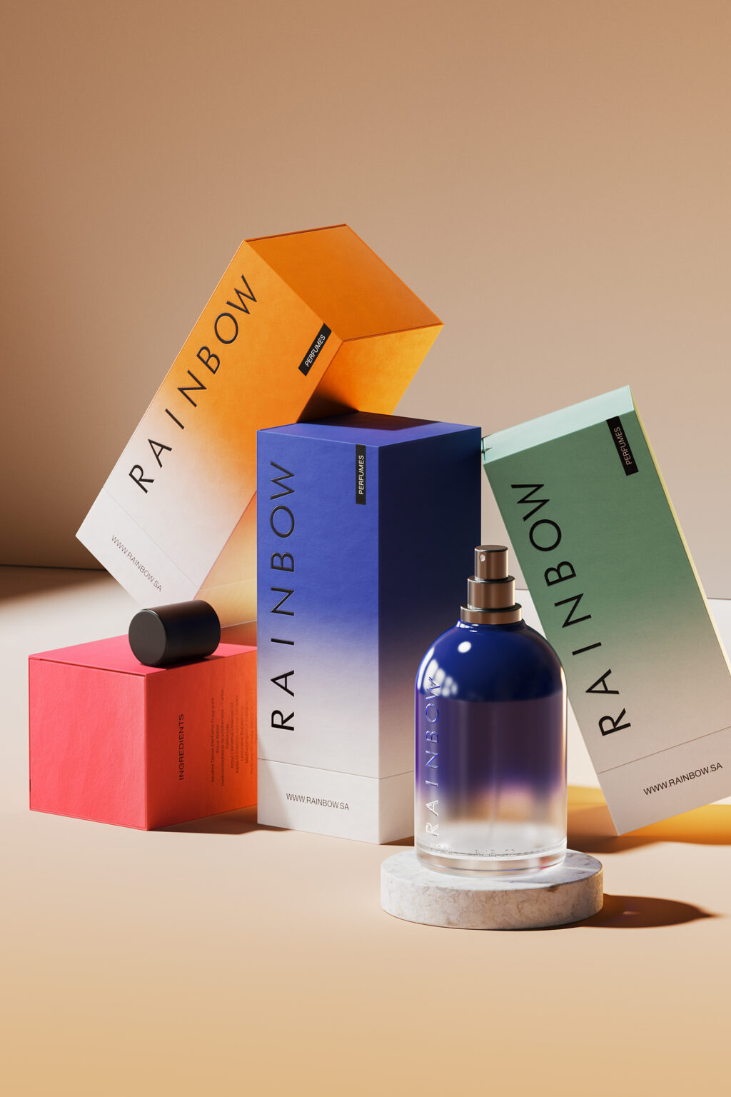 Rainbow Perfume – Packaging Of The World