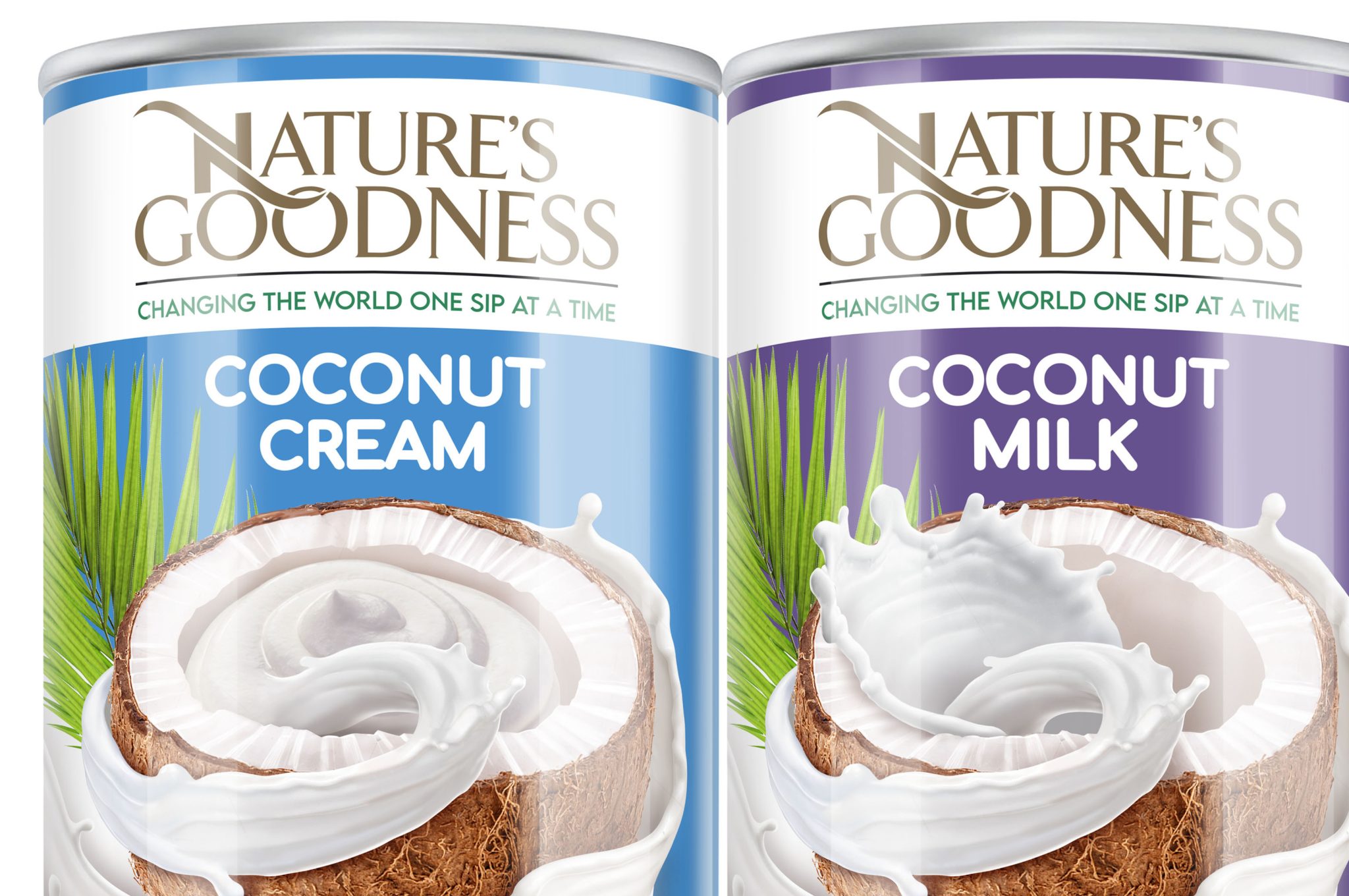 Natures goodness coconut cream and milk – Packaging Of The World