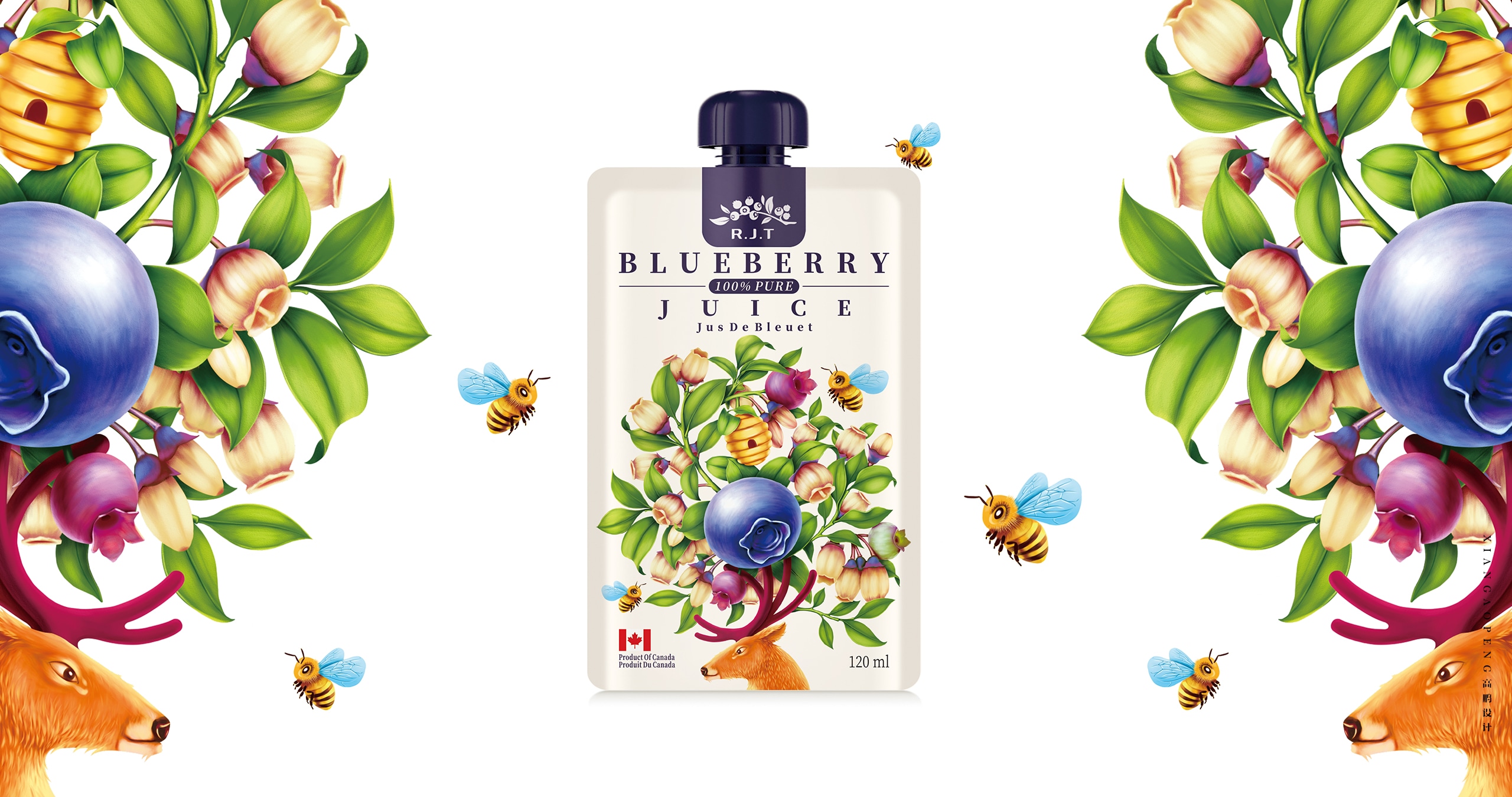 Blueberry Juice Beverage – Packaging Of The World