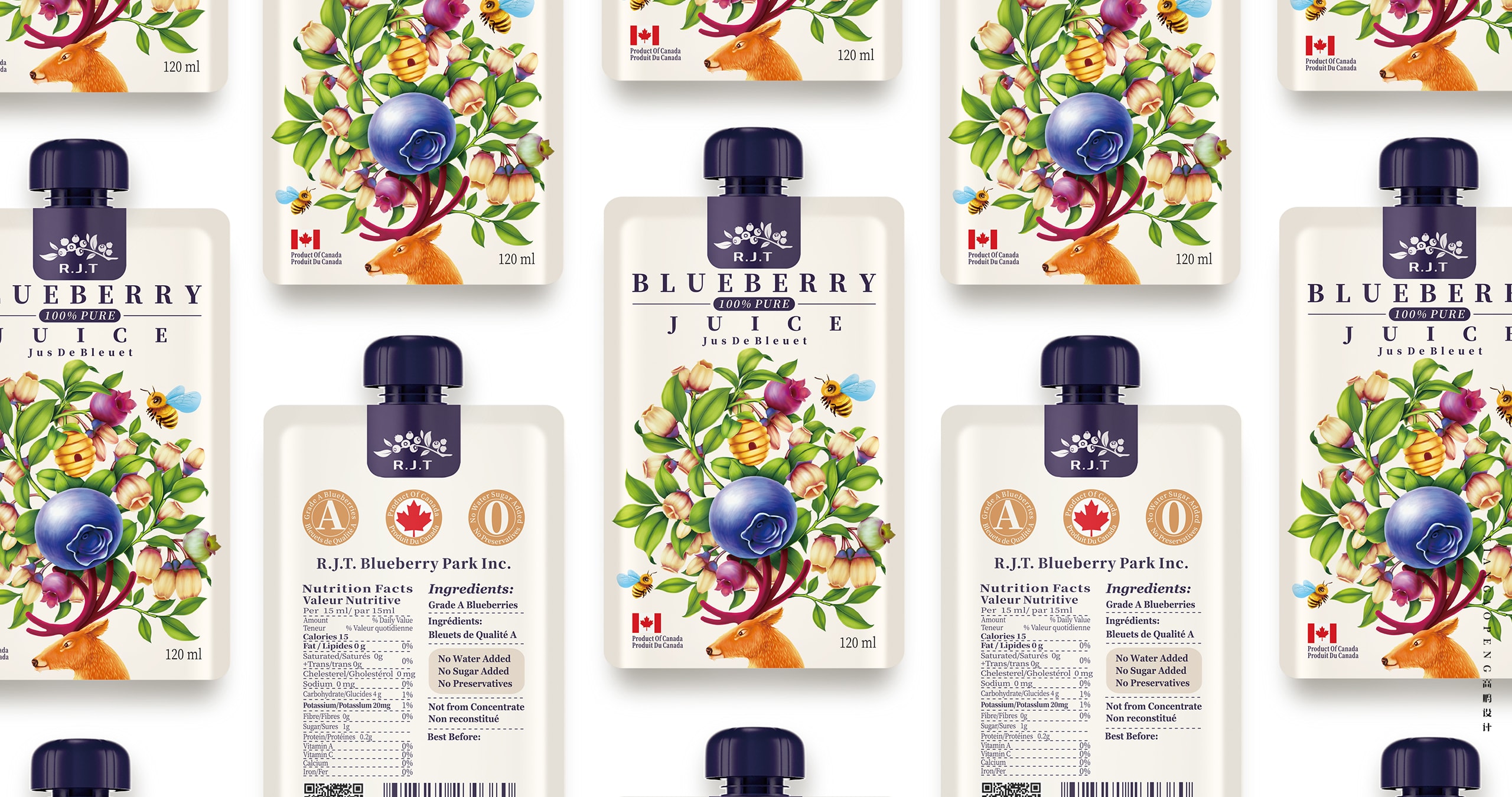 Blueberry Juice Beverage – Packaging Of The World
