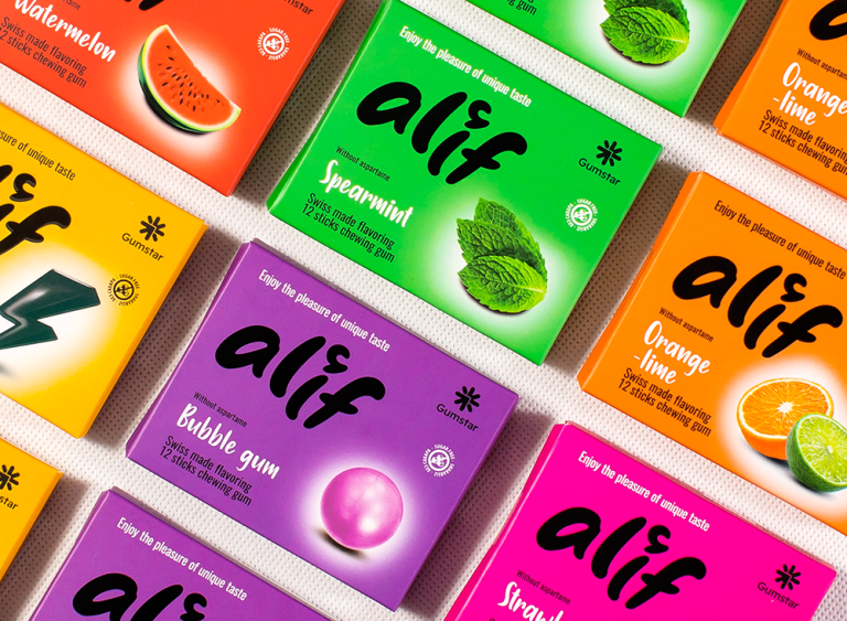 Alif chewing gum – Packaging Of The World