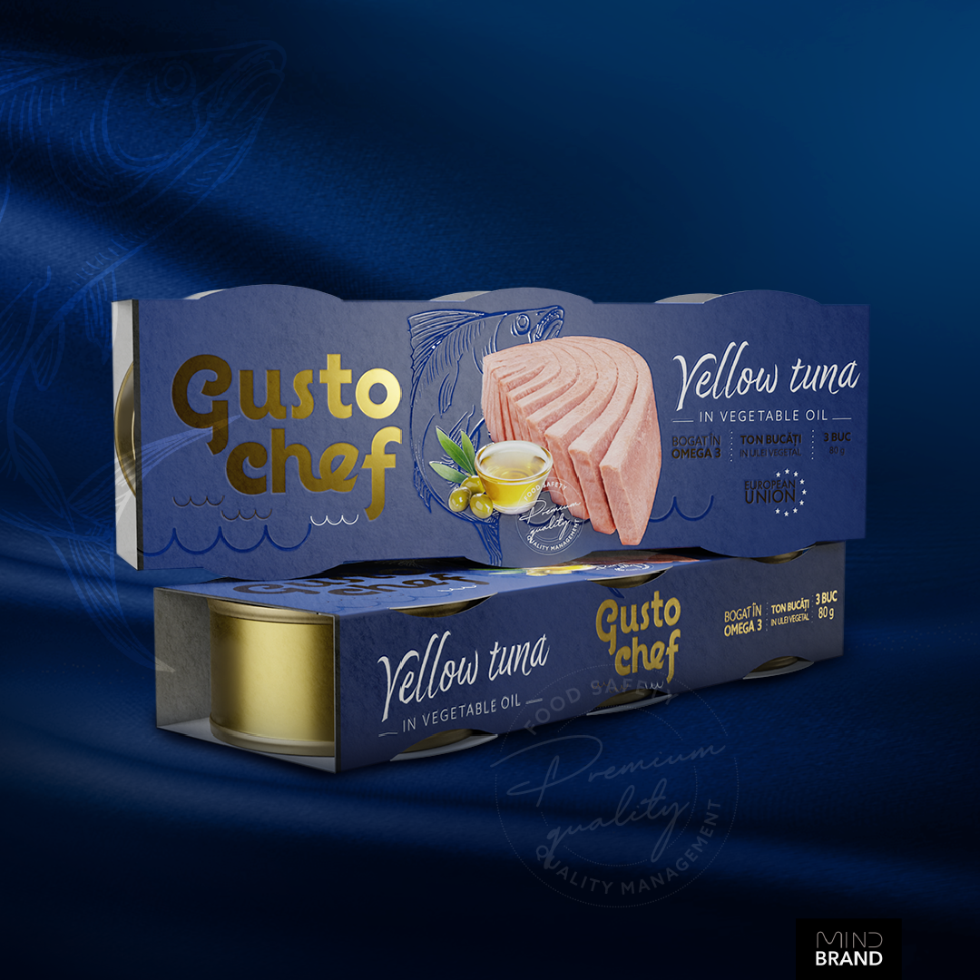 Gusto Chef Premium Tuna – Packaging Of The World