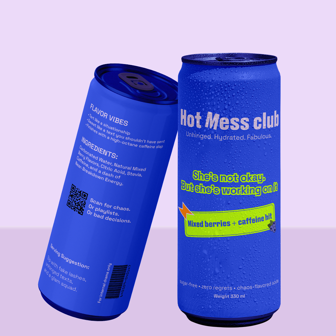 Hot Mess Club- Soda – Packaging Of The World