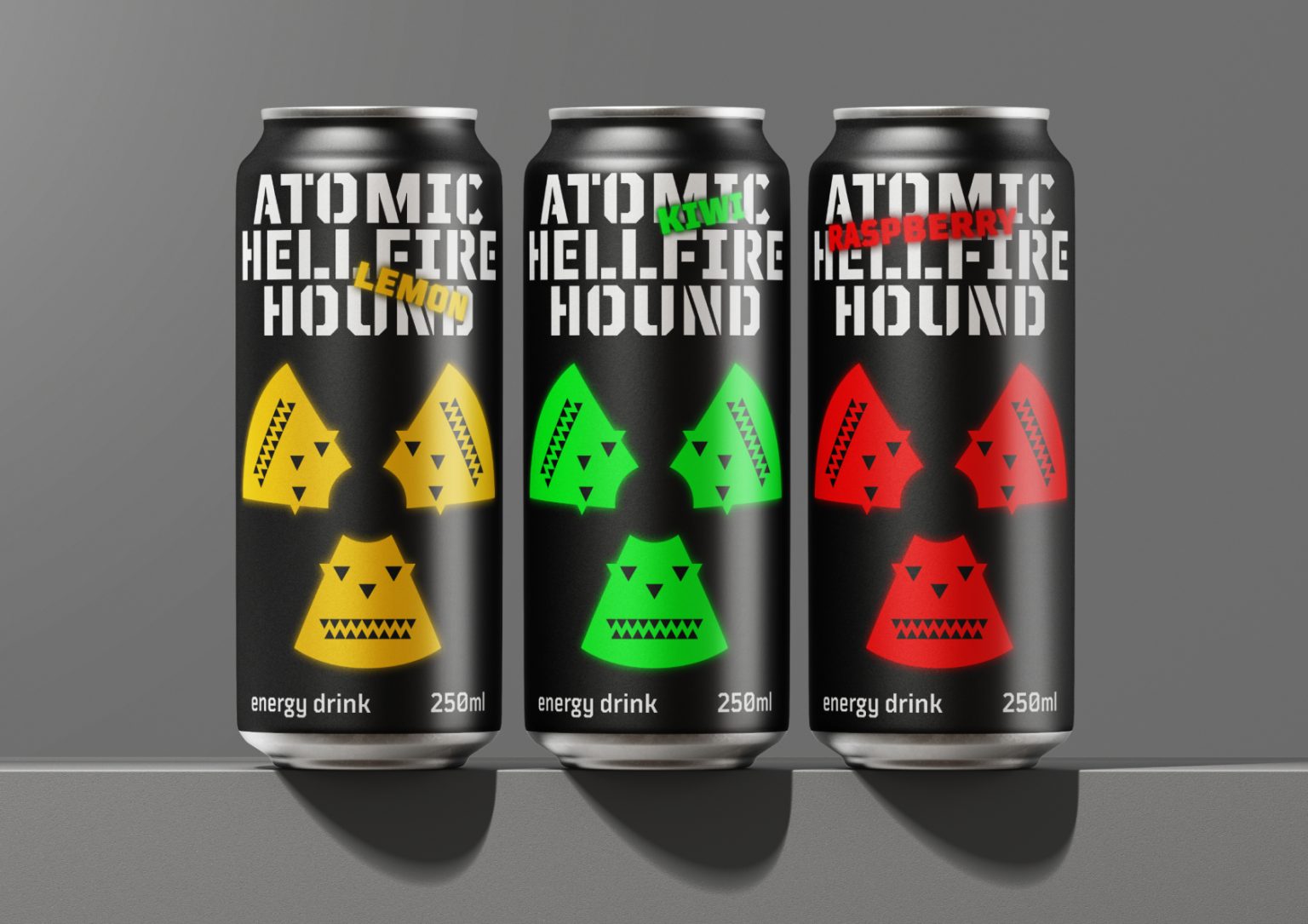Atomic Hellfire Hound — energy drink – Packaging Of The World
