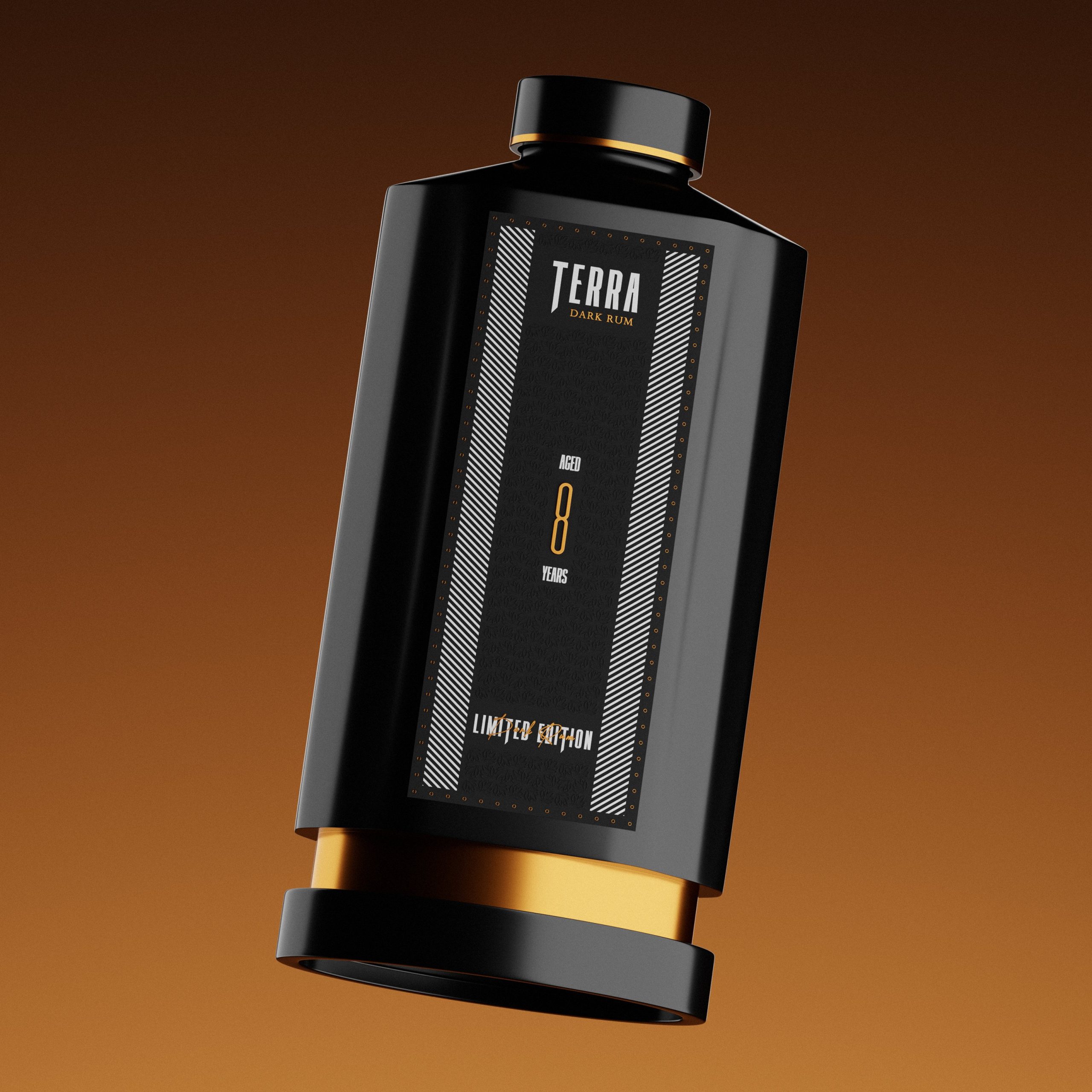Terra Dark Rum · CGI – Packaging Of The World