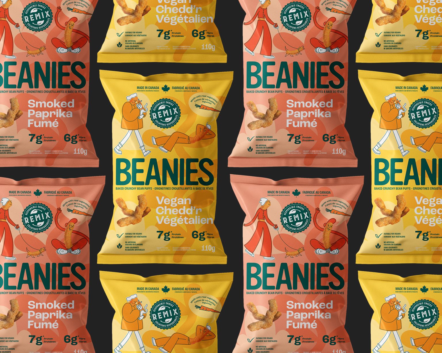 BEANIES Baked Crunchy Bean Puffs – Packaging Of The World