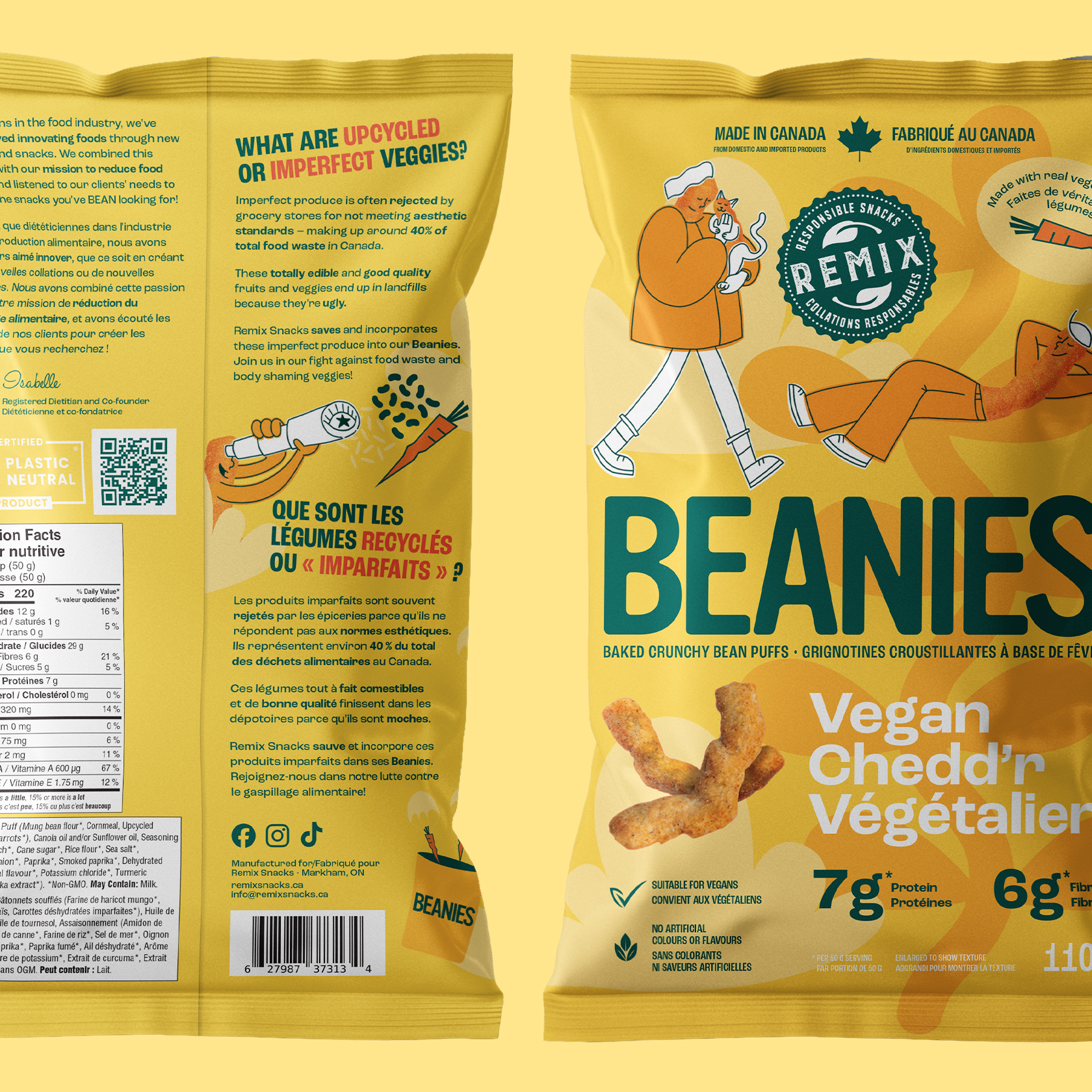 BEANIES Baked Crunchy Bean Puffs – Packaging Of The World