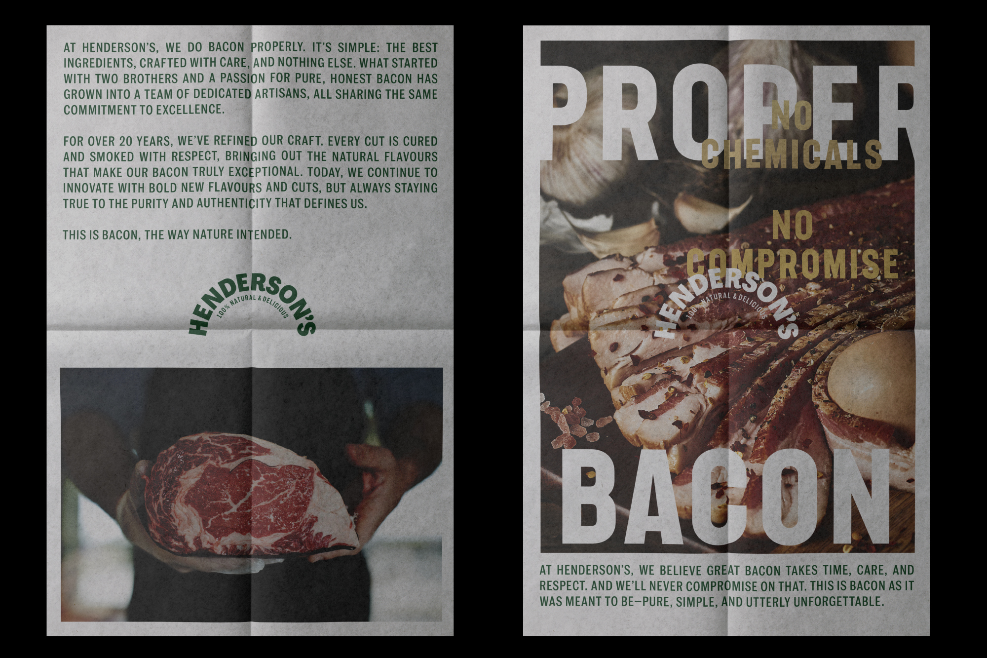 Henderson’s Proper Bacon refresh – Packaging Of The World