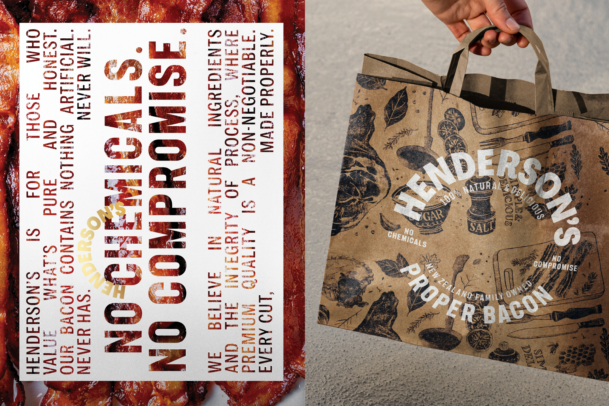 Henderson’s Proper Bacon refresh – Packaging Of The World