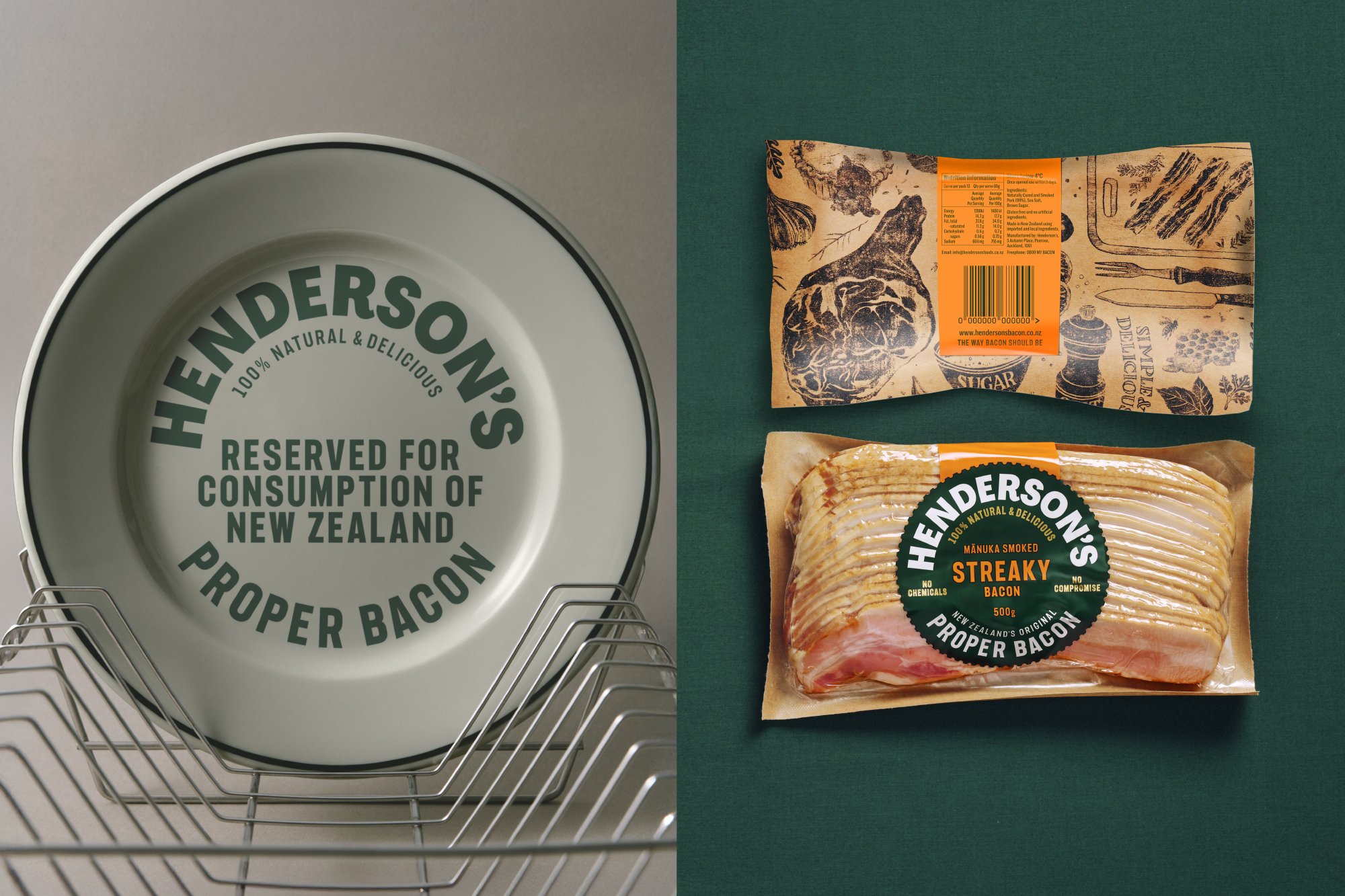 Henderson’s Proper Bacon refresh – Packaging Of The World