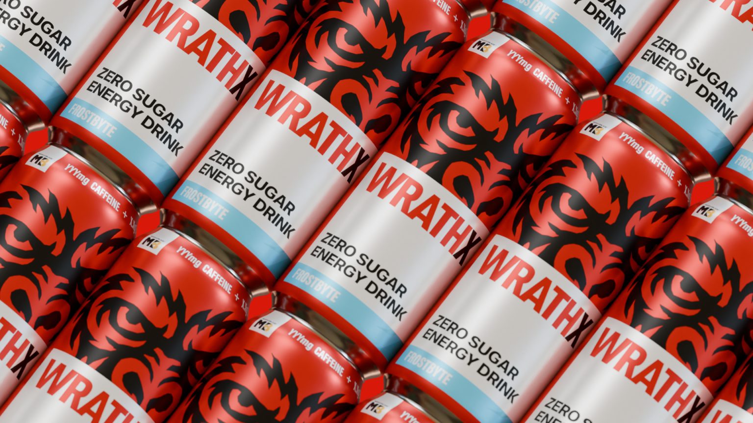 WrathX – Energy Drink – Redesign – Packaging Of The World