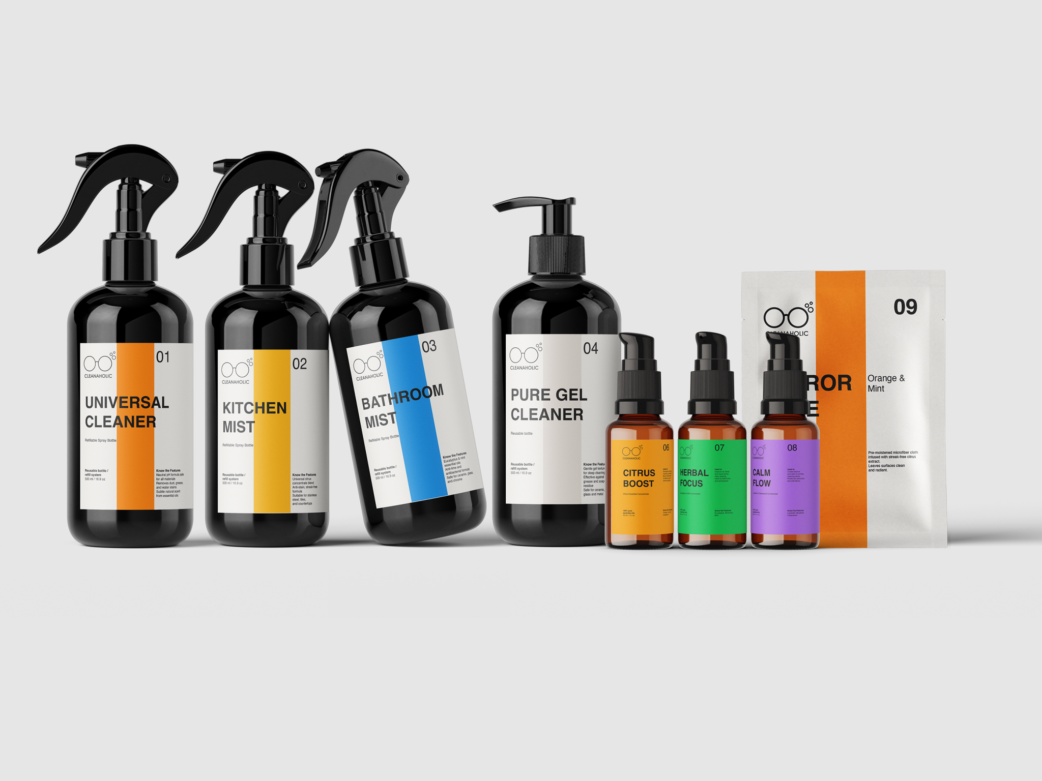 CLEANAHOLIC Modular Brand System – Packaging Of The World