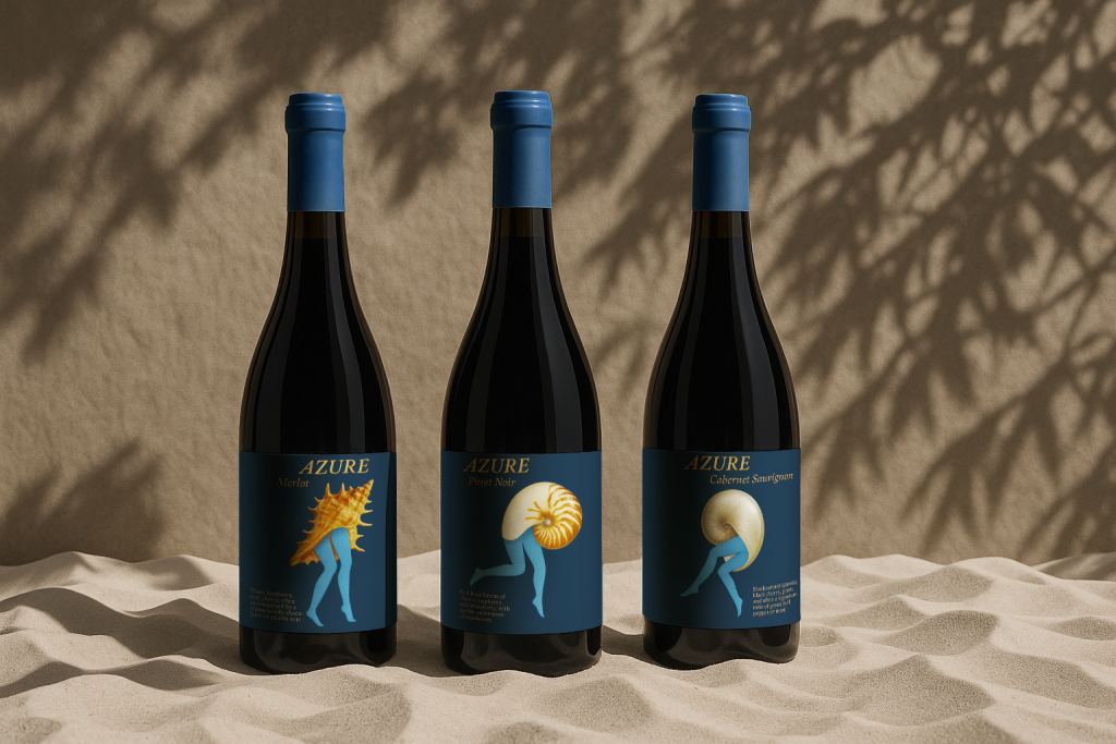 AZURE Wine: The Summer and Lightness of the Mediterranean – Packaging ...