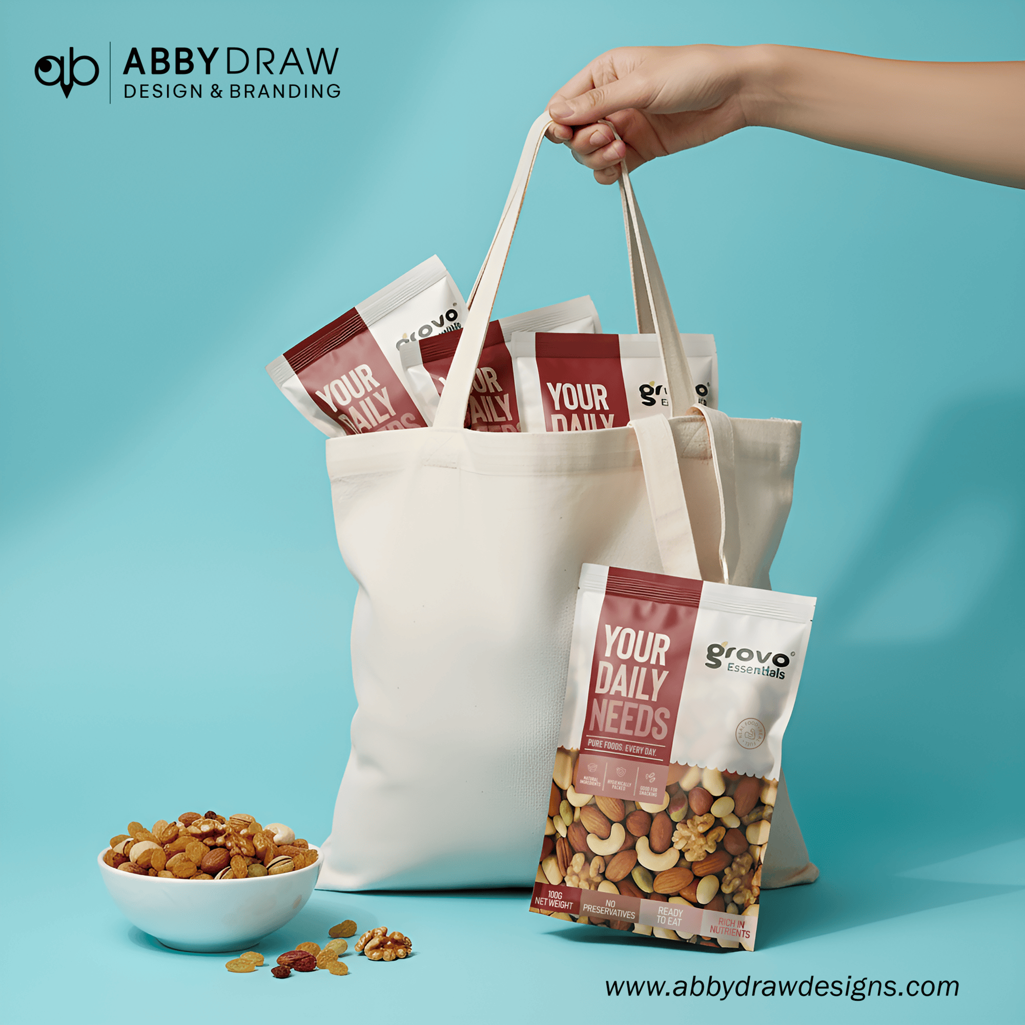 Grovo – Luxury Dry Food Packaging Design – Packaging Of The World