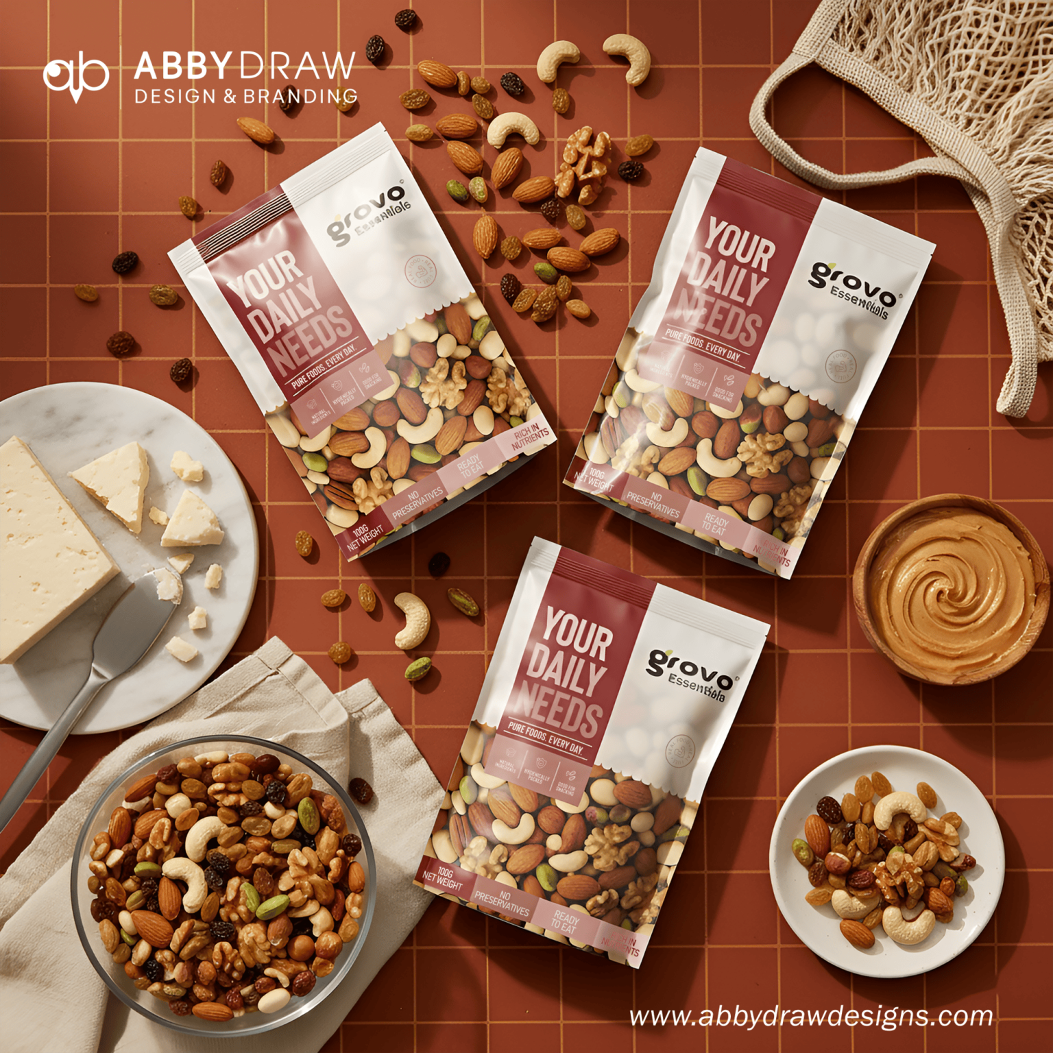 Grovo – Luxury Dry Food Packaging Design – Packaging Of The World