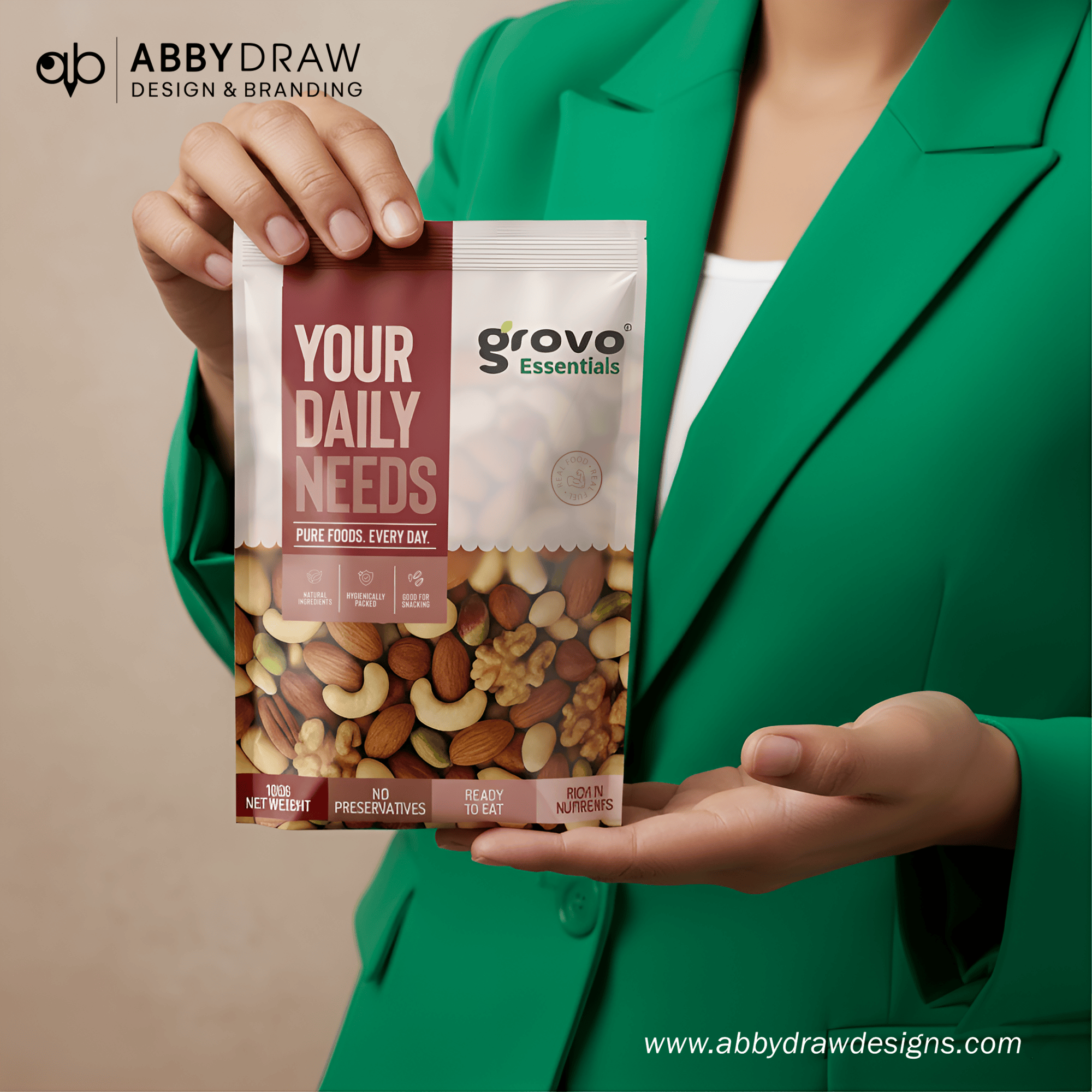 Grovo – Luxury Dry Food Packaging Design – Packaging Of The World