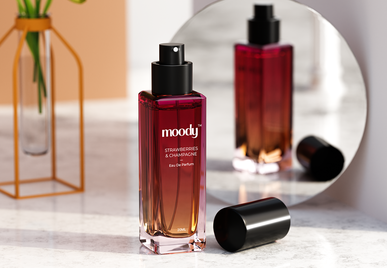 Perfume Product Visualization – MOODY Perfume Set – Packaging Of The World
