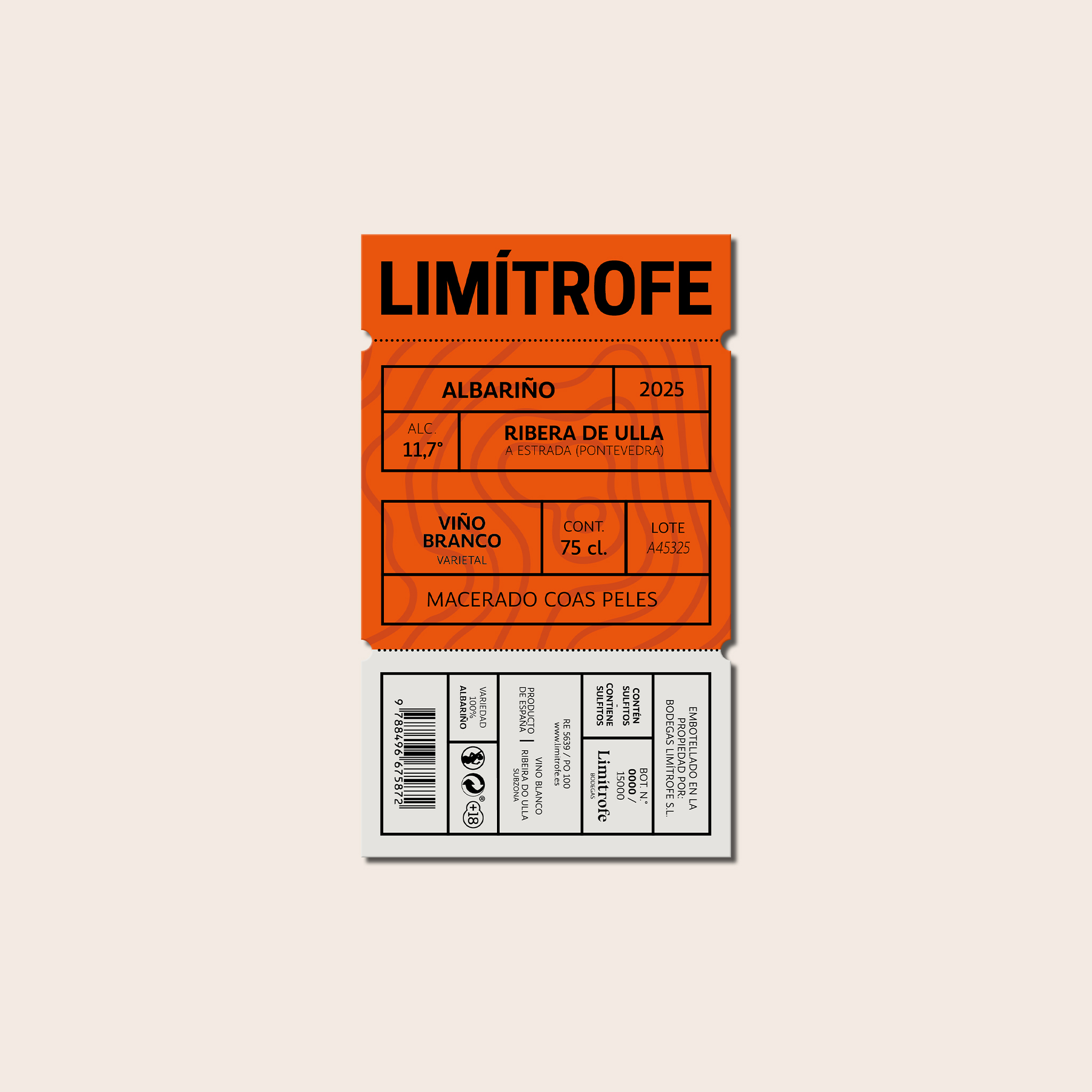 Limítrofe | Albariño Orange Wine – Packaging Of The World