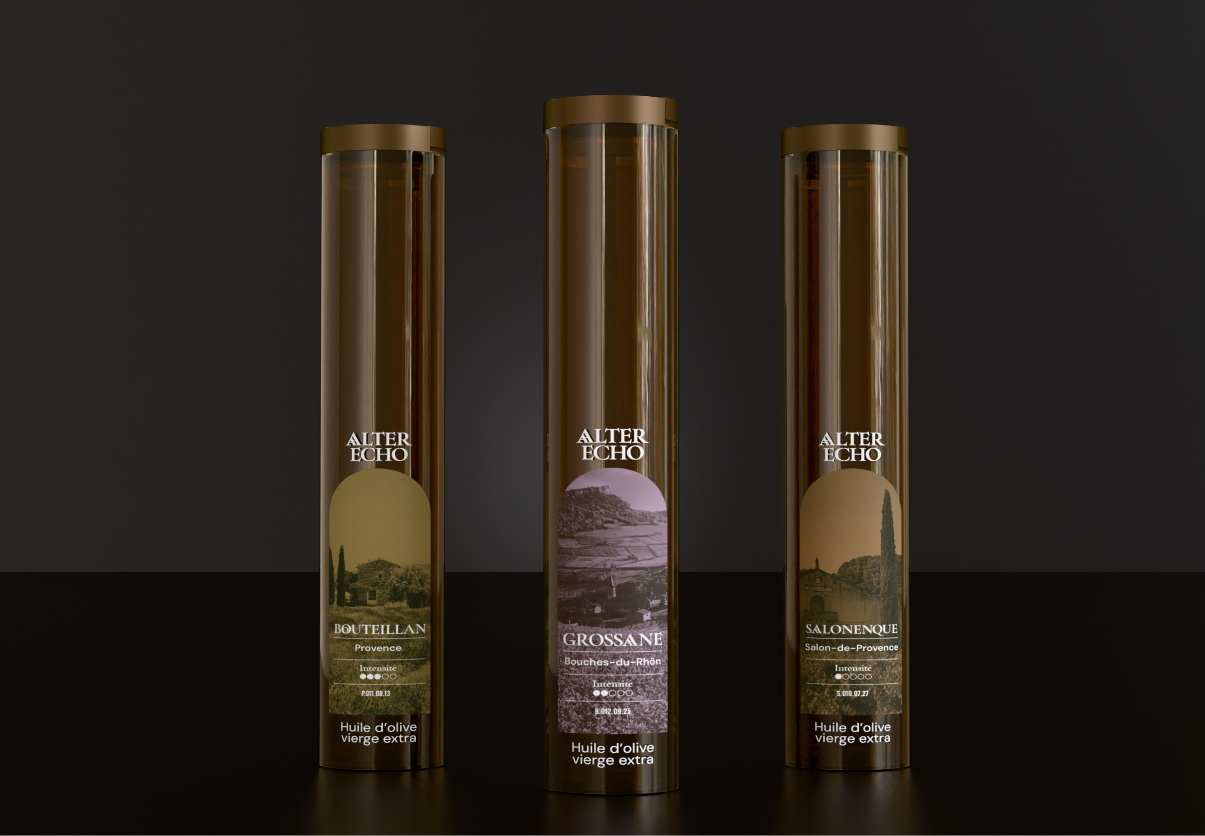 Alter Echo / Olive oil and vinegar packaging – Packaging Of The World