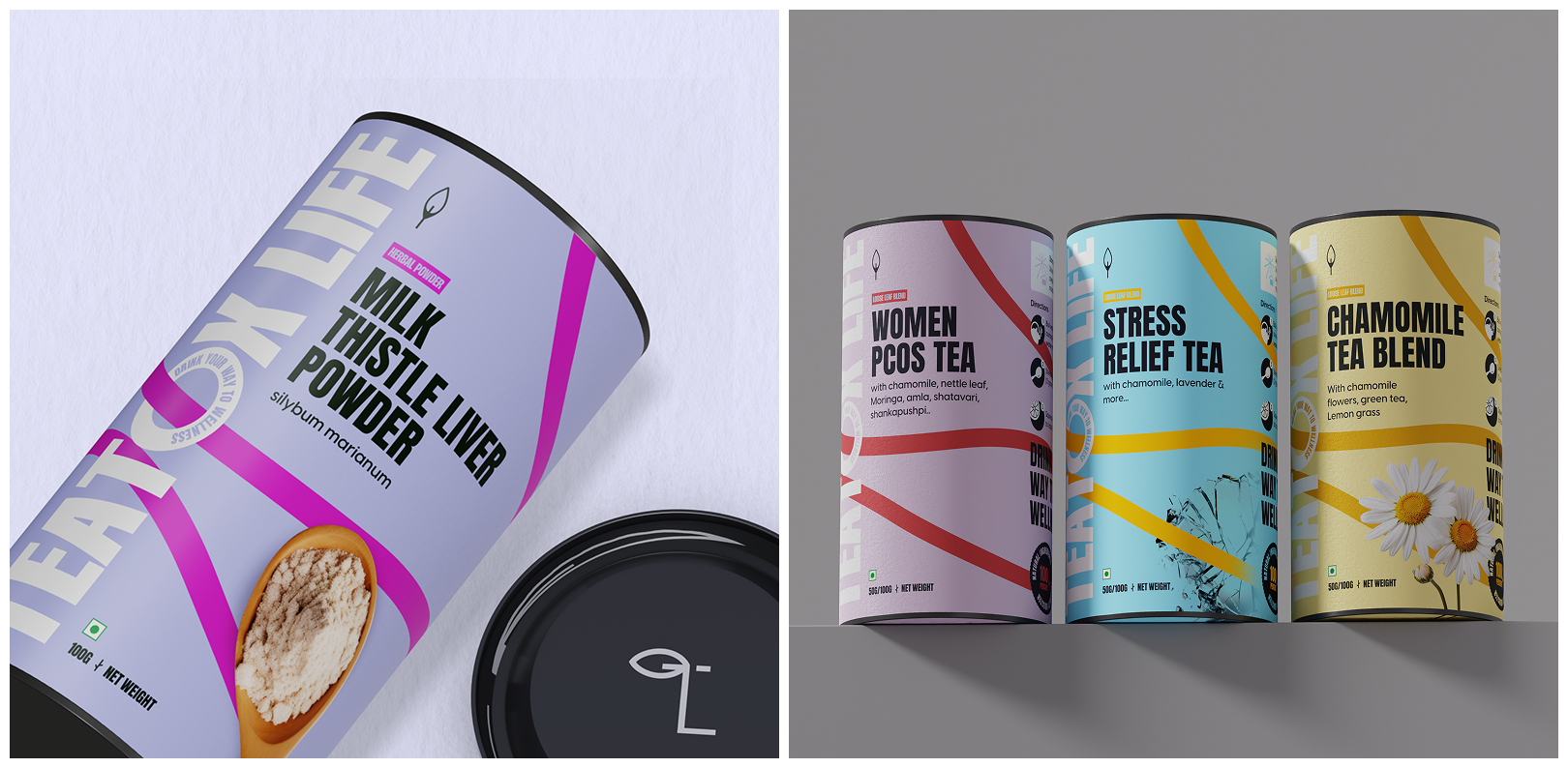 TeaTox Life – 3D Product & Packaging Visualization – Packaging Of The World