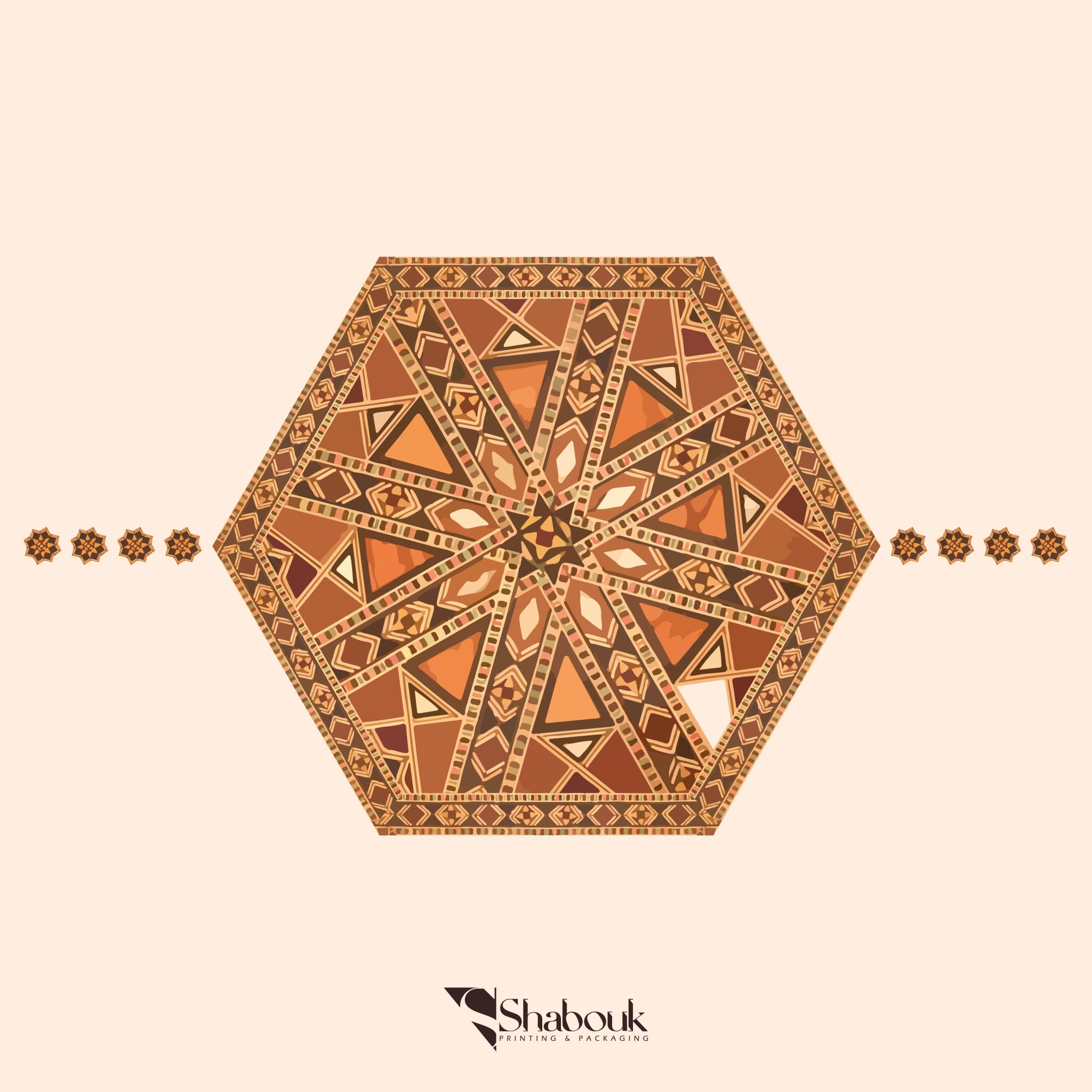 Shabouk Desert Mosaic — Luxury Packaging Artwork System – Packaging Of ...
