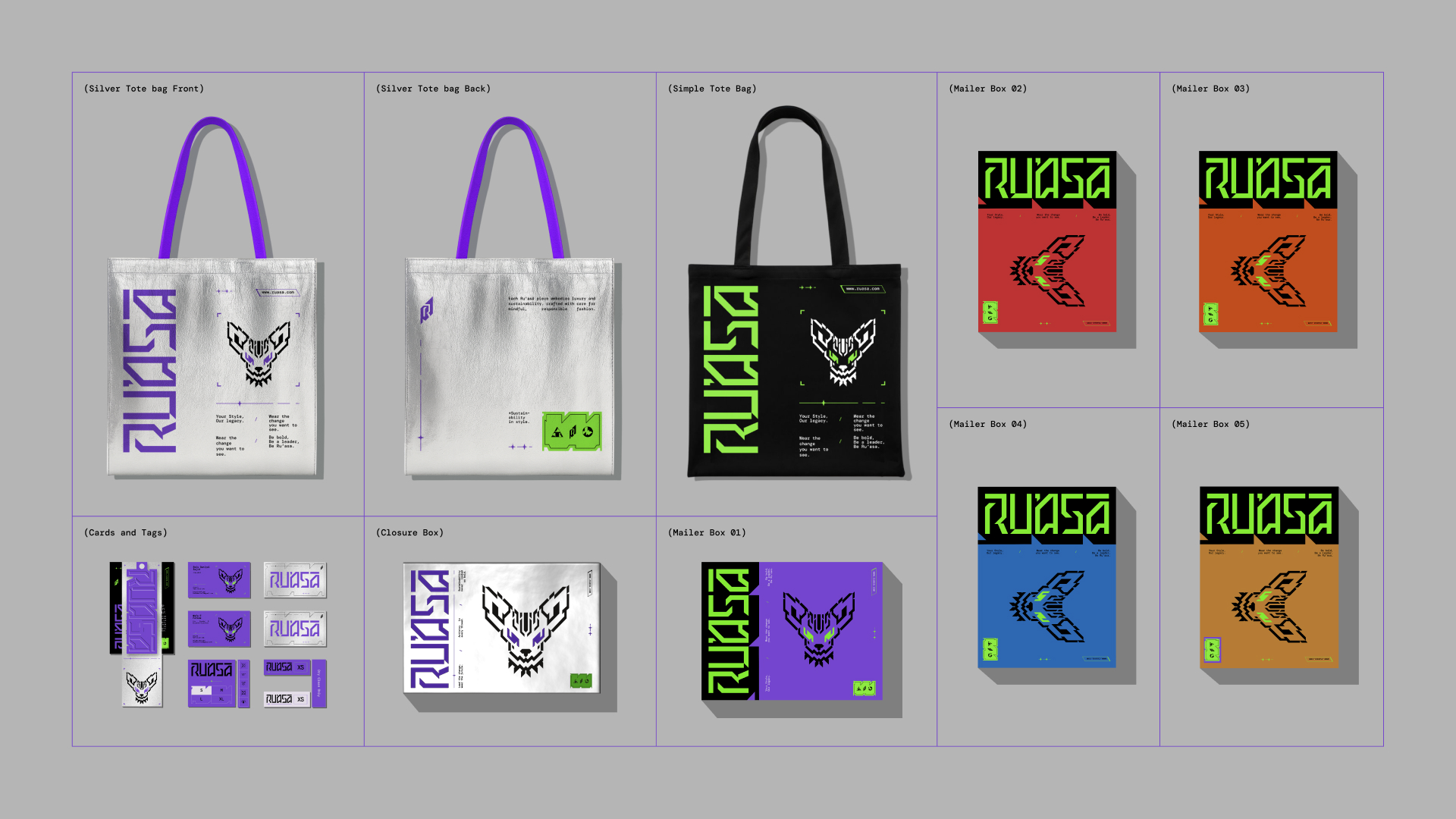 Ru’asā — A Techno-Gothic Fashion Identity & Packaging – Packaging Of ...