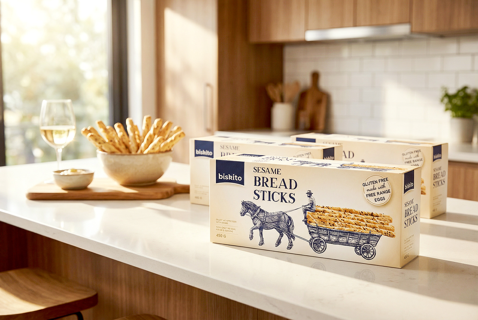 Biskito Sesame Bread Sticks – Packaging Of The World