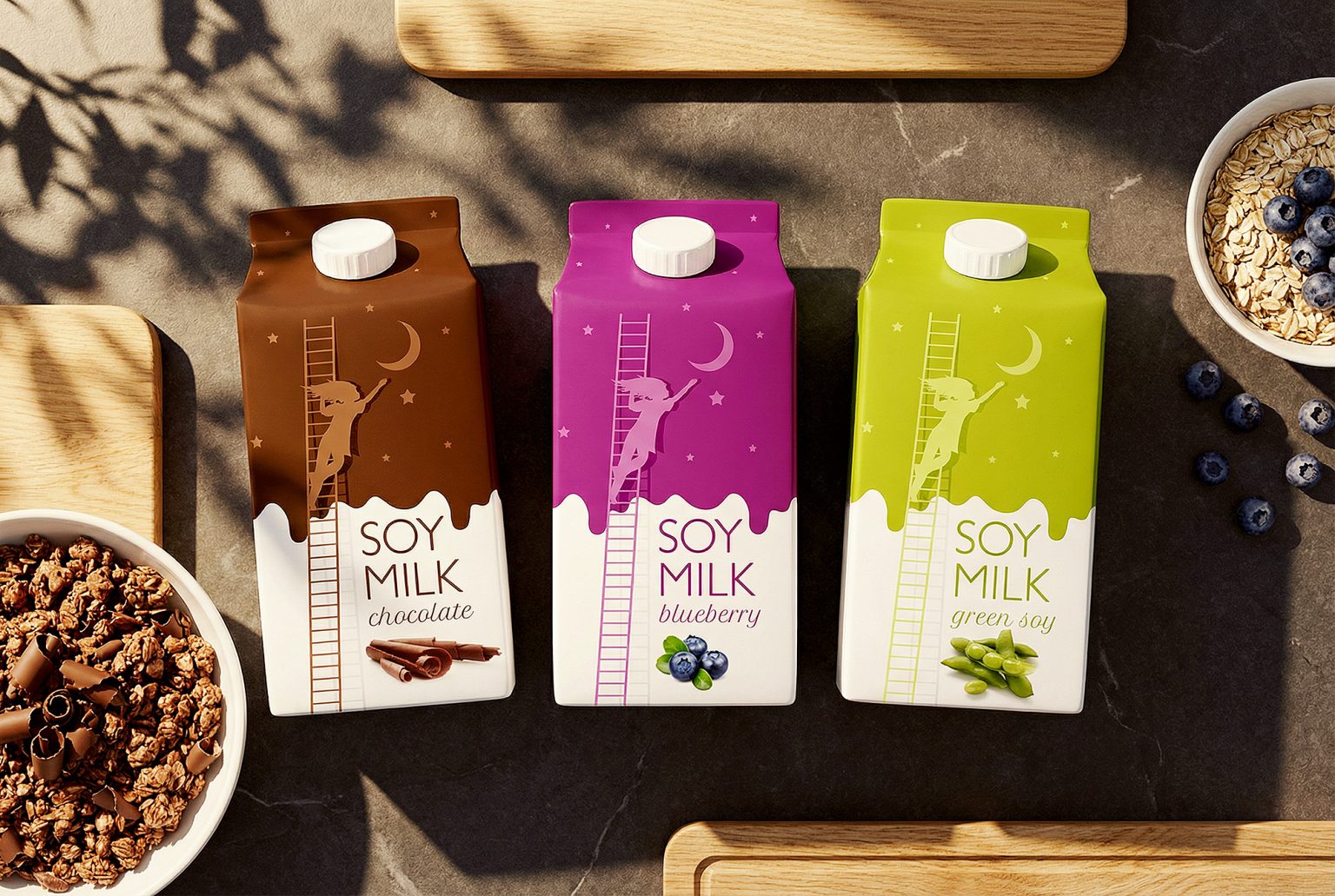 Soy Milk Variants – Packaging Of The World