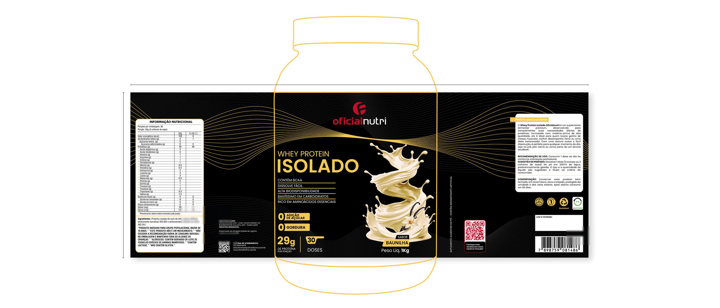 Oficialnutri Whey Protein – Packaging Of The World