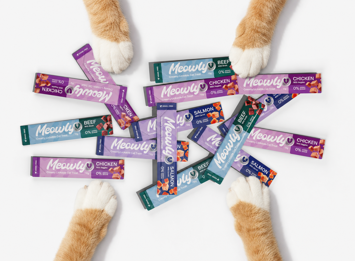 Meowly · Natural Cat Food – Packaging Of The World