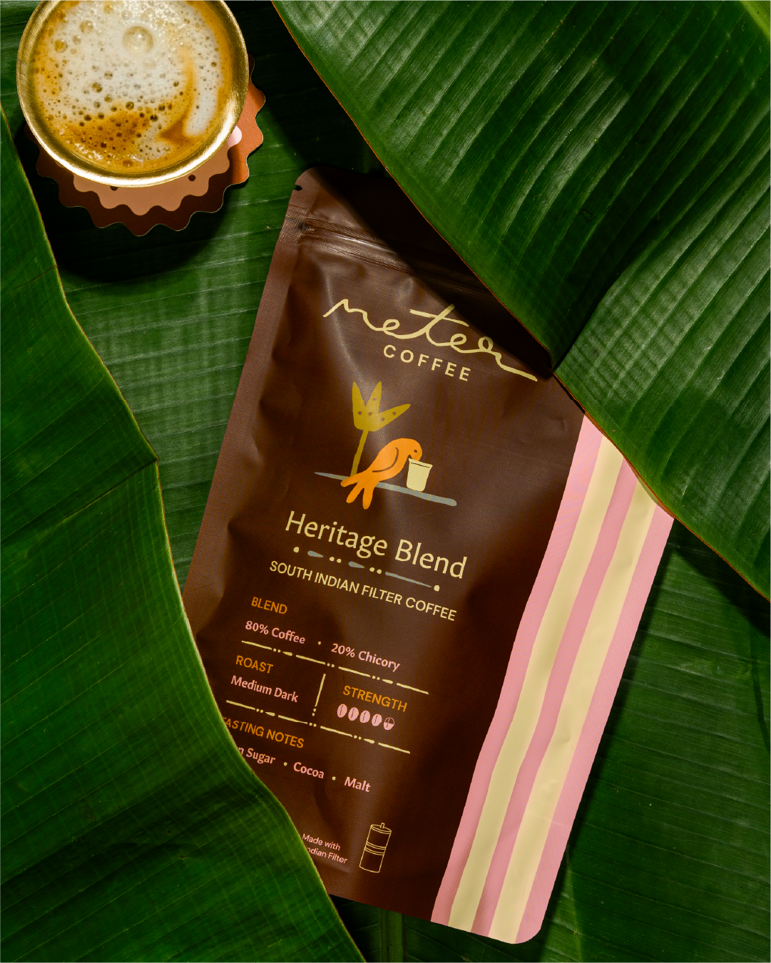 Meter Coffee – New Age South Indian Filter Coffee – Packaging Of The World