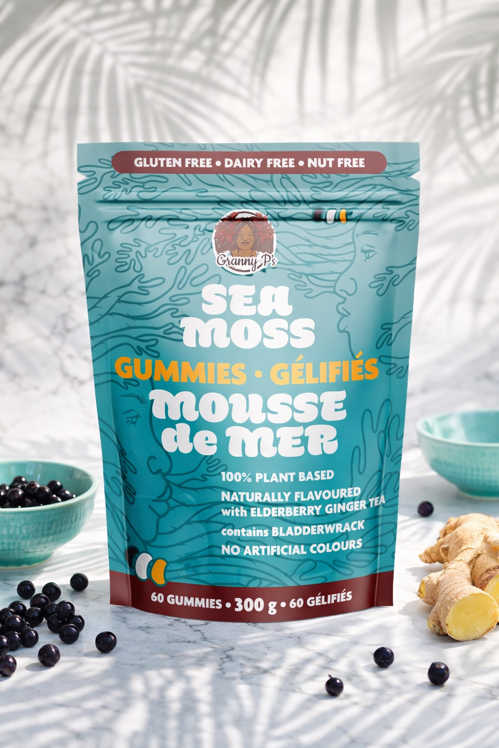 Granny P’s — Heritage Sea Moss (Dried, Gel & Gummies) – Packaging Of ...